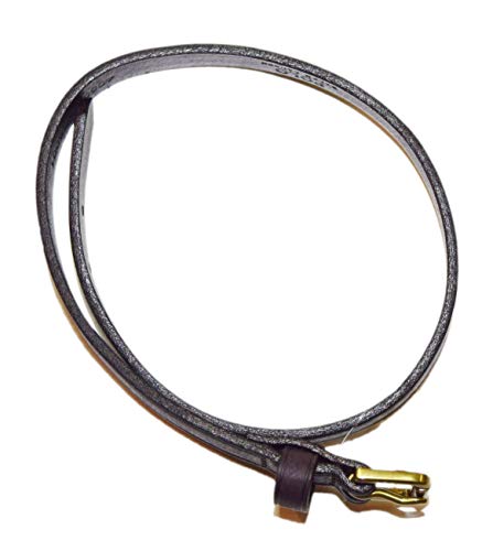 Ralph Lauren Polo Vintage Mens Double Wrap Leather Buckle Bracelet Brown Brass Gift Box