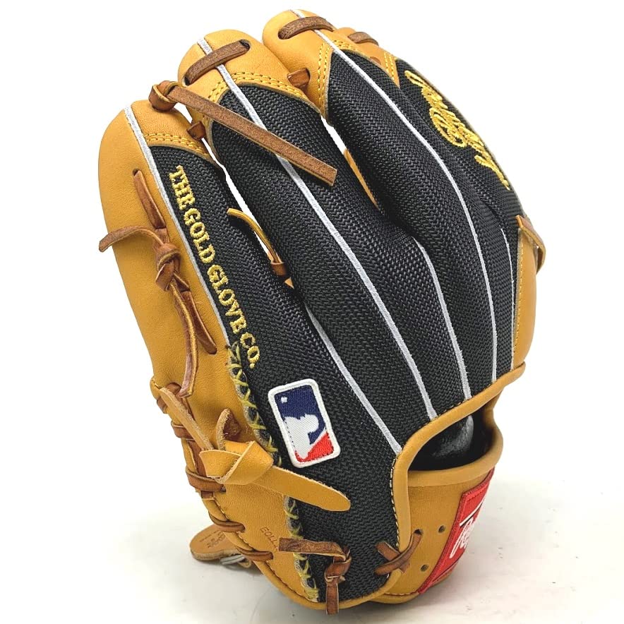 Rawlings Heart of The Hide Baseball Glove 11.5" Infield Glove Tan Black Mesh Back Right Handed Throw
