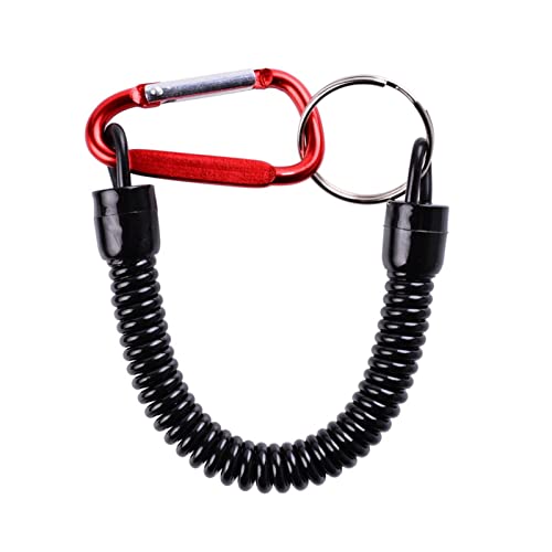 XIDUO Fishing Multifunctional Plier Fishing Lanyards Boating Ropes Camping Secure Pliers Lip Grips Gear Tackle Fish Tools Accessories Bionic (Color : Black)