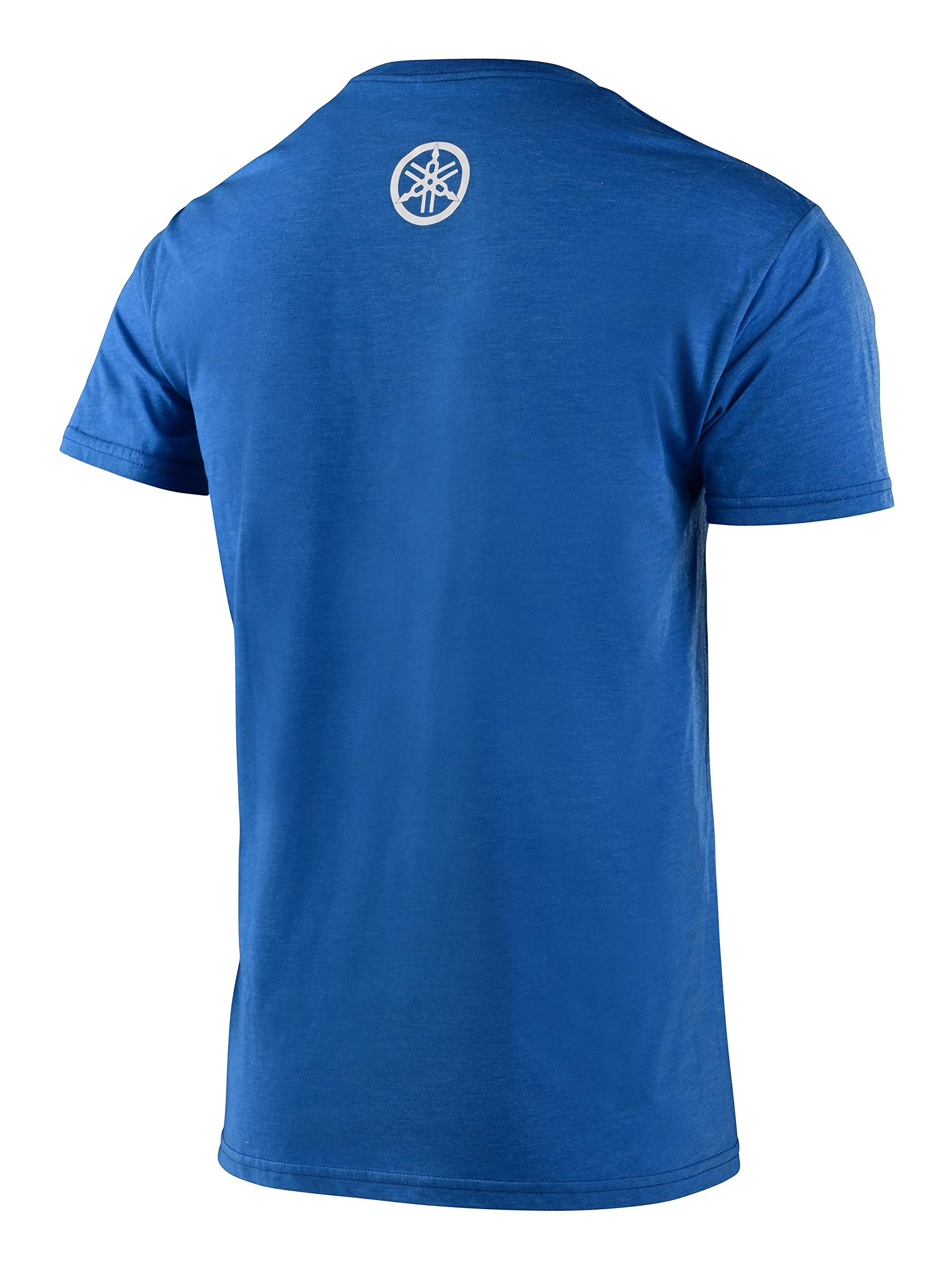 Troy Lee Designs Official Mens Yamaha Checker | Short Sleeve | T-Shirt (Royal, MD)