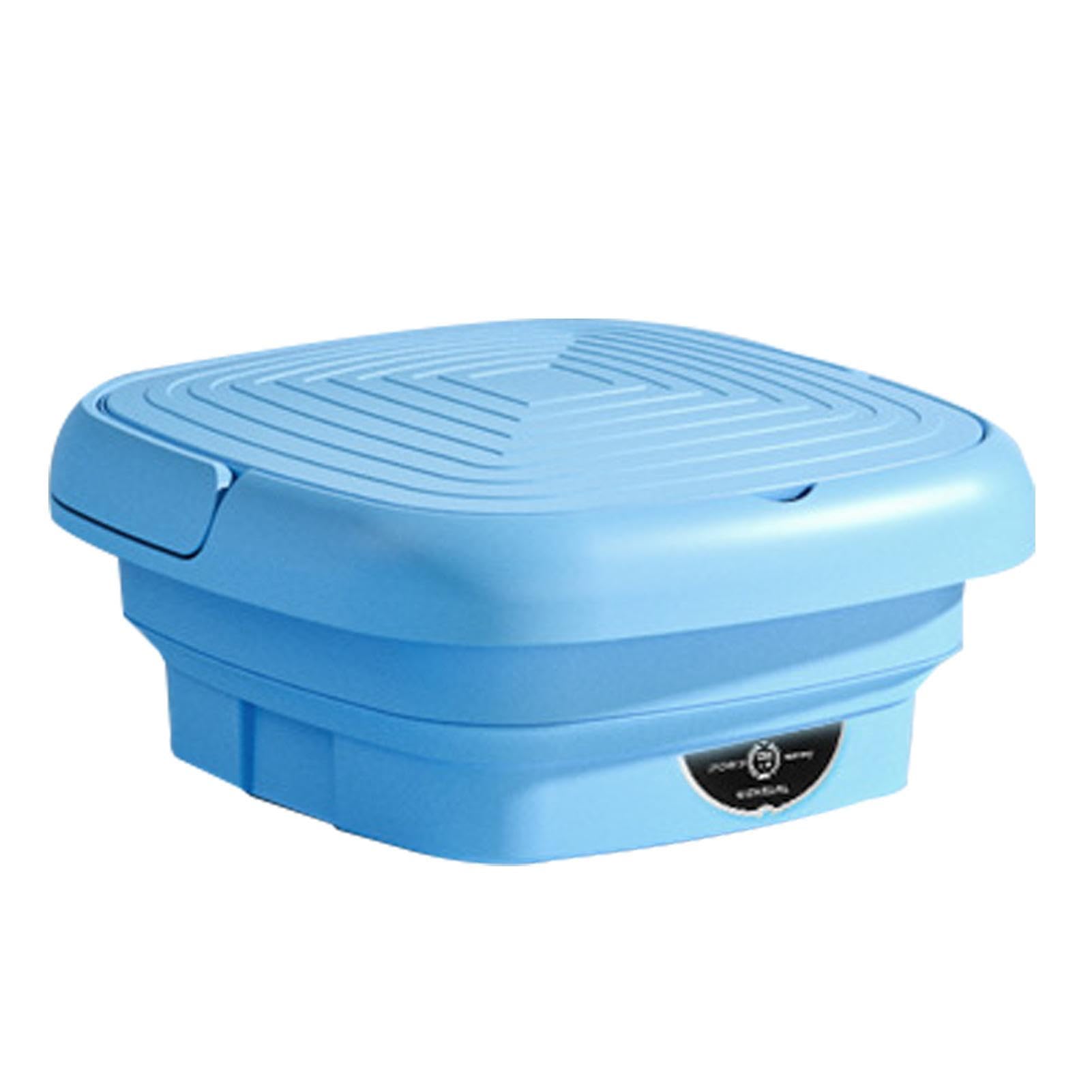 Small Washer Machines, Portable Mini Washing Machine, Foldable Touchscreen Washer, Drain Basket Washer, Small Timer Laundry Washer, Automatic Electric Low Noise Washing Machine for Home and Travel