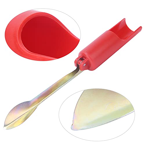 Yeuipea Foldable Fishing Rod Ground,4PCS Red 32cm Foldable Fishing Rod Ground Inserted Holder Stand Pole Bracket Tackle Accessory(32 * 4.5 * 4.5cm)