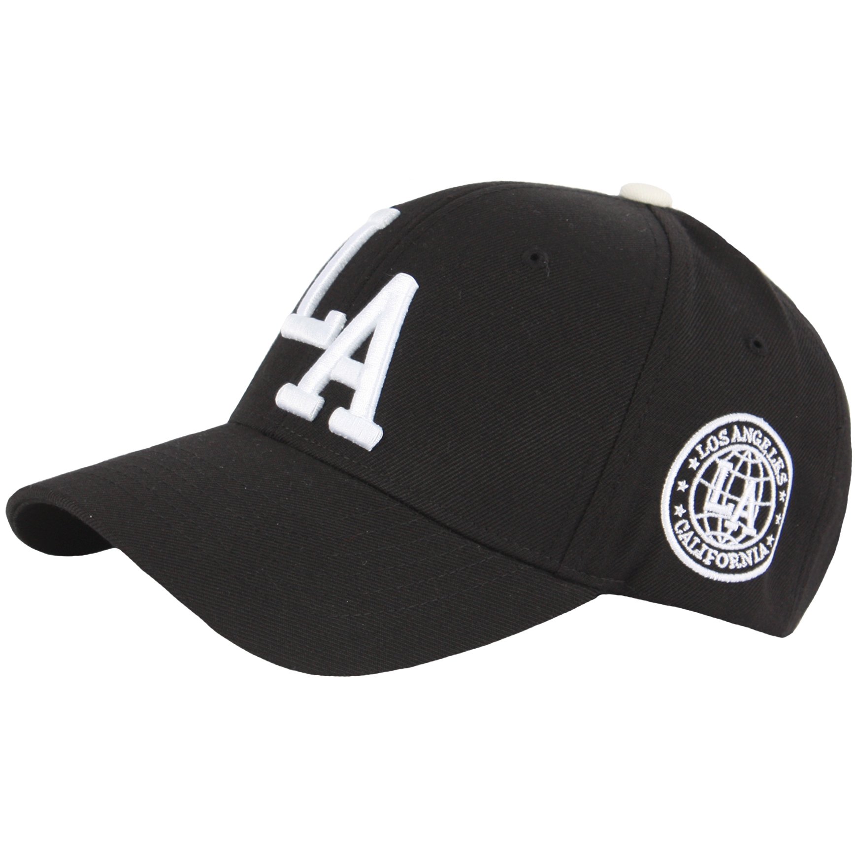 RaOn B272 New LA Embroidery Los Angeles Patch Major Ball Cap Baseball Hat Truckers (Pink)