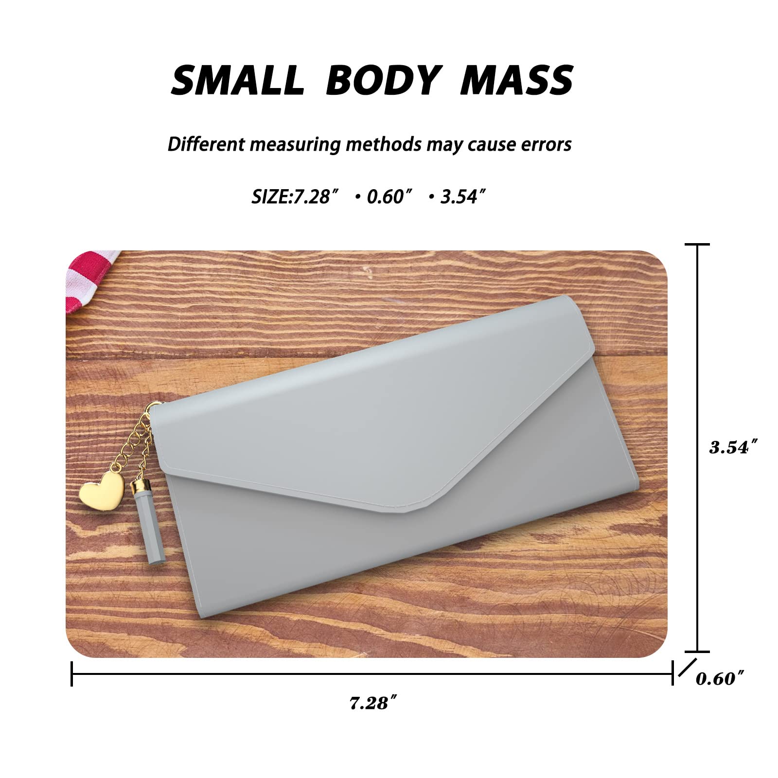 Women's Small Purse Bi-fold Slim Coin Purse, Small Wallet with Card Holder (Purple A)