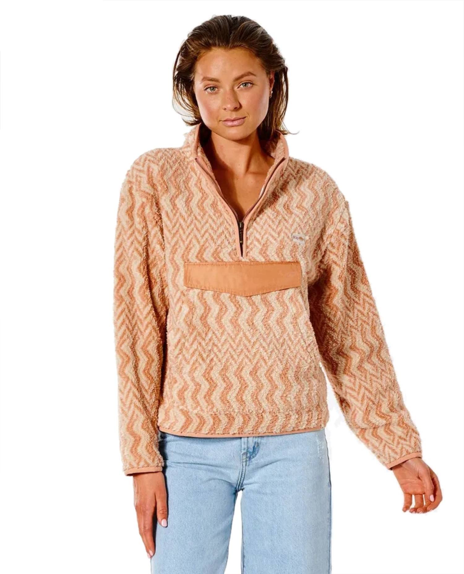 Rip Curl Drifter Polar Fleece Rhubarb SM
