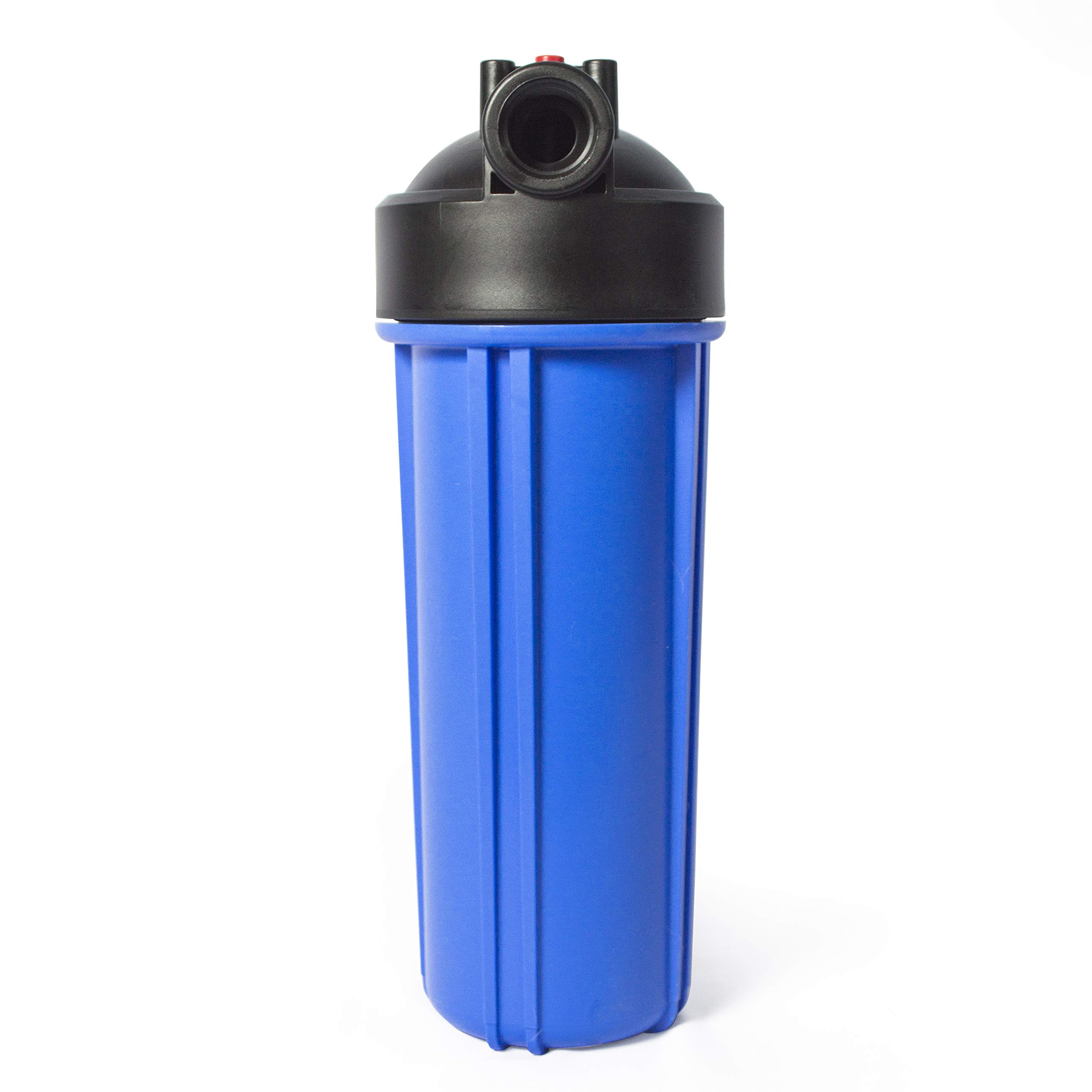 Pro Water Parts Standard 2.5x10 Blue Filter Housing 1/2" NPT with Pressure Release