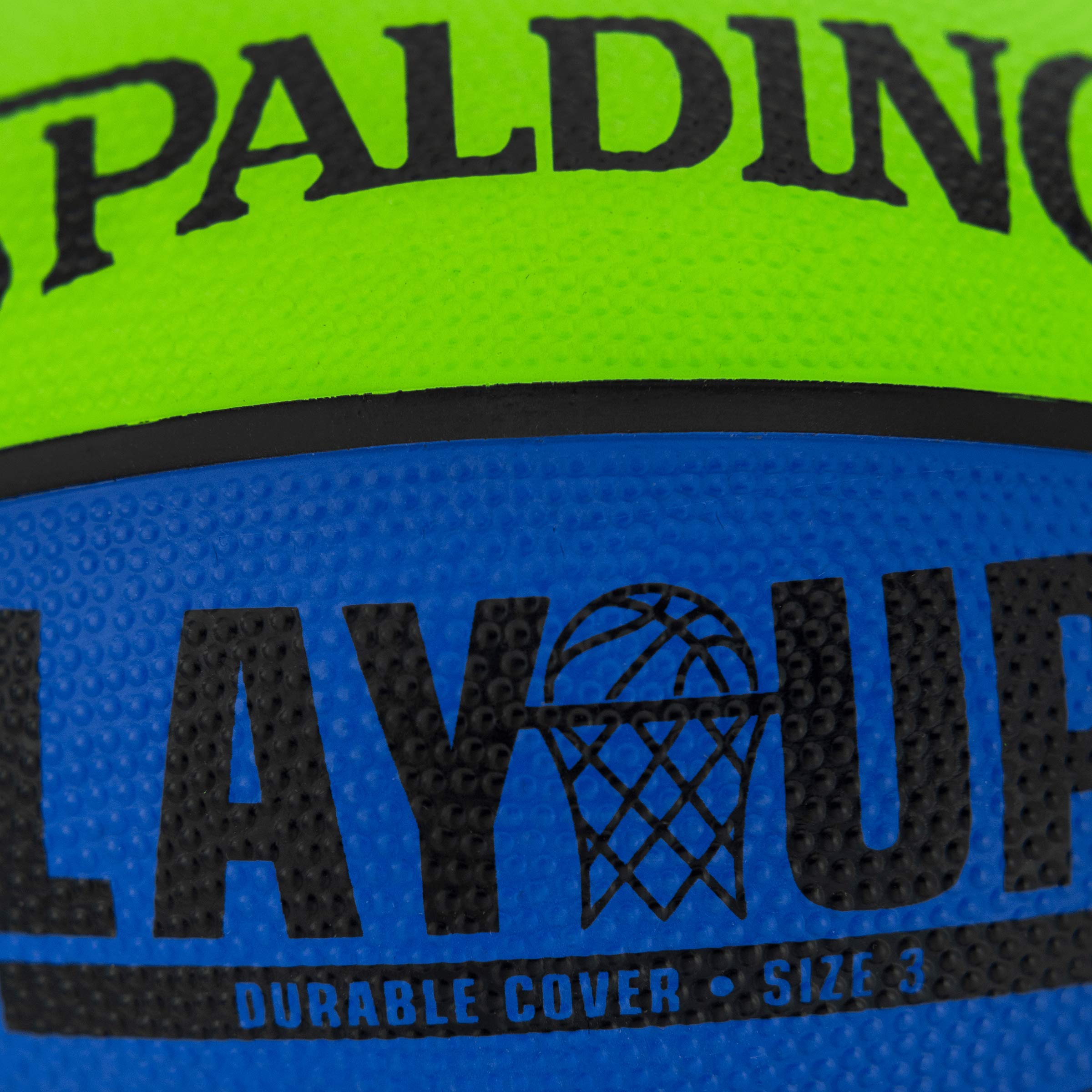 Spalding Lay-Up Mini Outdoor Blue/Green Basketball 22"