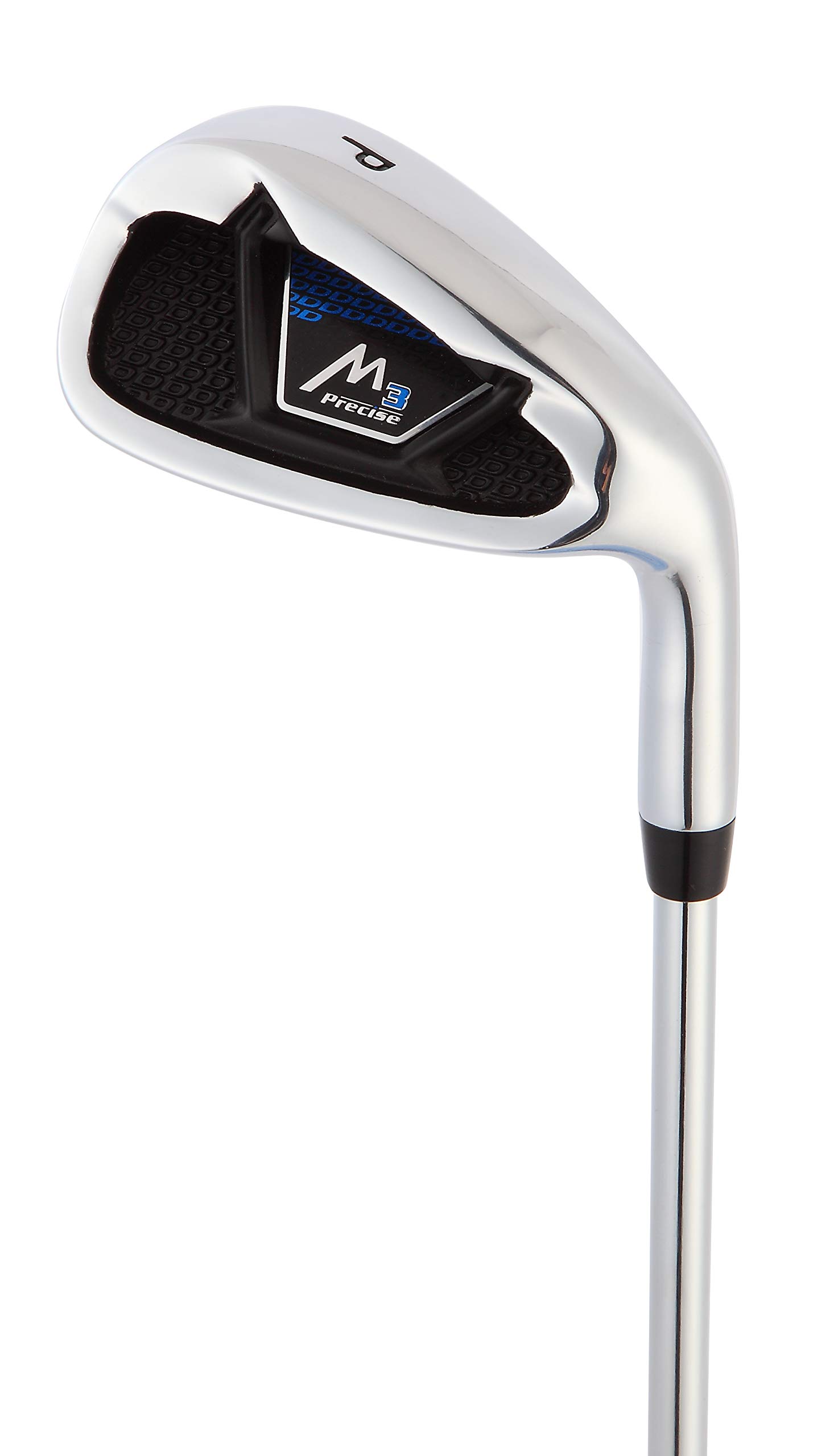 Precise M3 Men's Complete Golf Clubs Package Set Includes Driver, Fairway, Hybrid, 6-PW, Putter, Stand Bag, 3 H/C's - Right Handed - Regular or Tall Size (Blue - Tall Size +1", Right Handed)