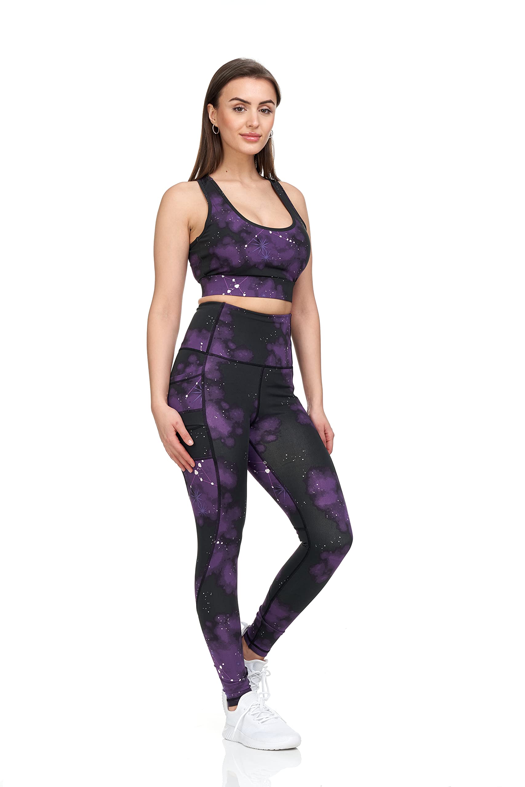Workout Leggings for Women with Pockets | Women's High Waisted Tummy Control Squat Proof Buttery Soft Yoga Pants