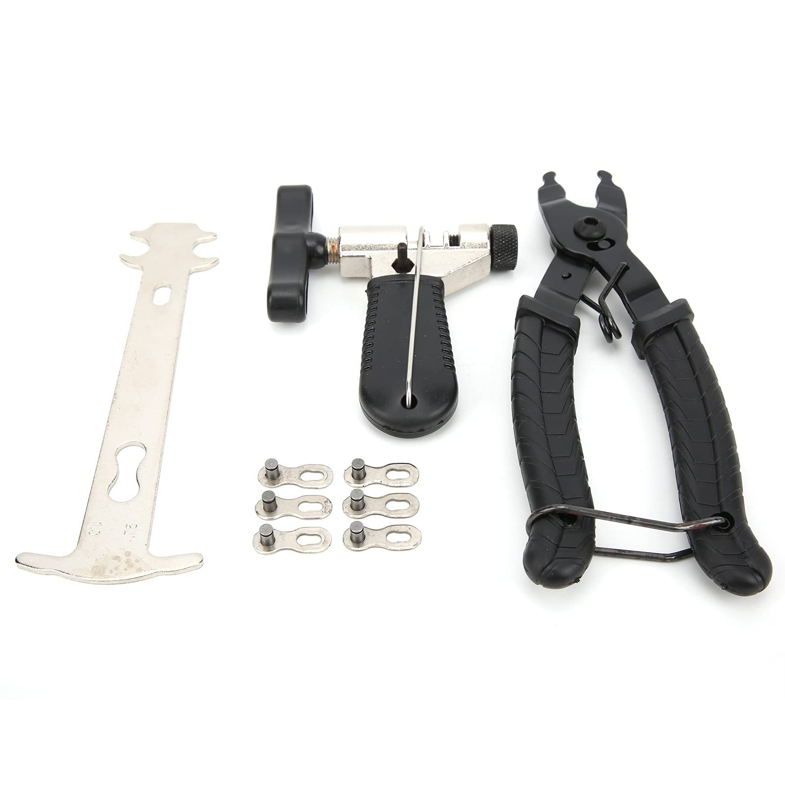 Vifemify Mountain Bike Chain Pliers Remover Chain Breaker Splitter Tool Checker Mountain Bike Chain Repair Tool Set Easy to use