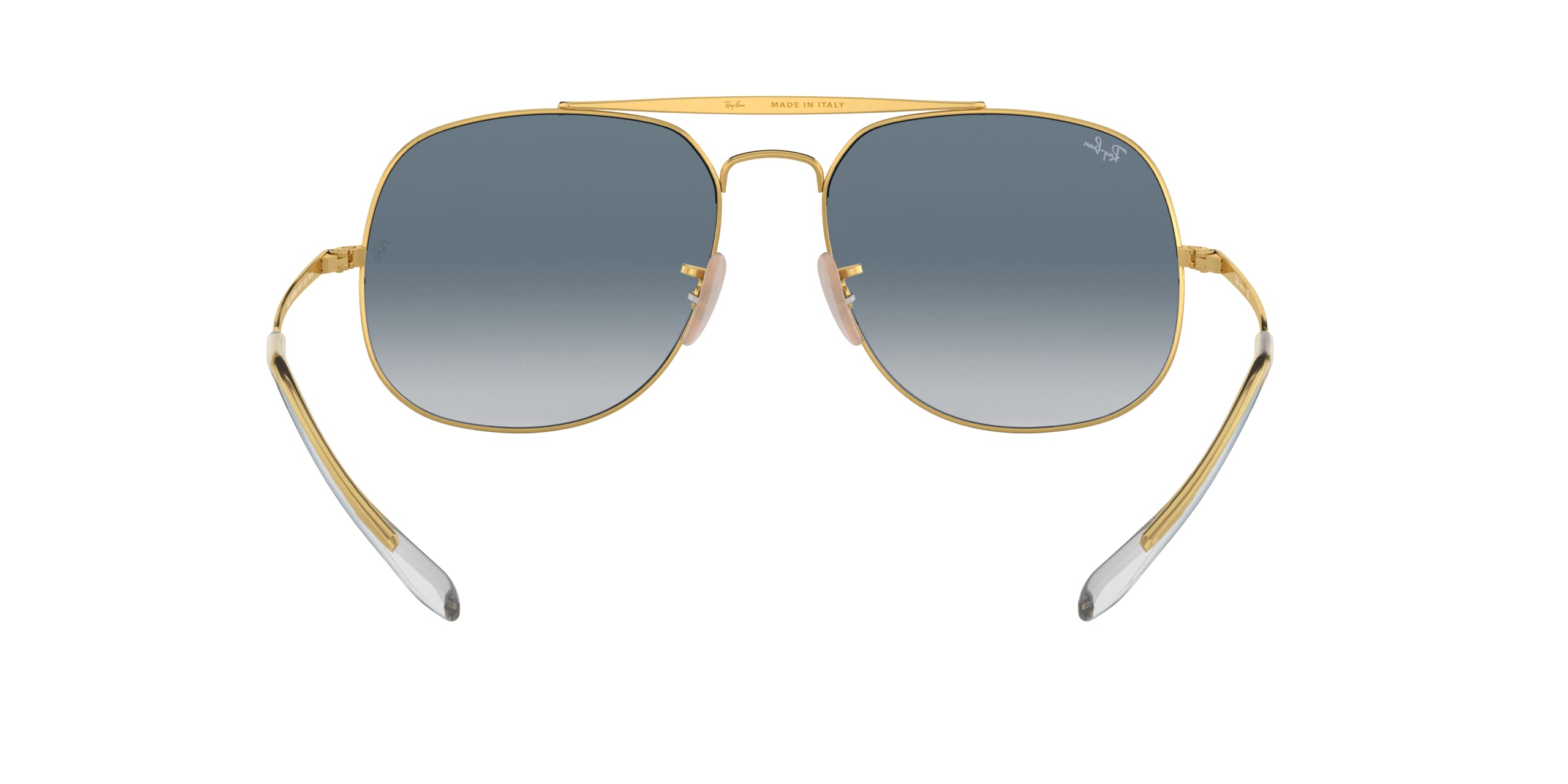 Ray-Ban Men's Rb3561 The General Square Sunglasses, Bronze/Grey Green, 57 mm
