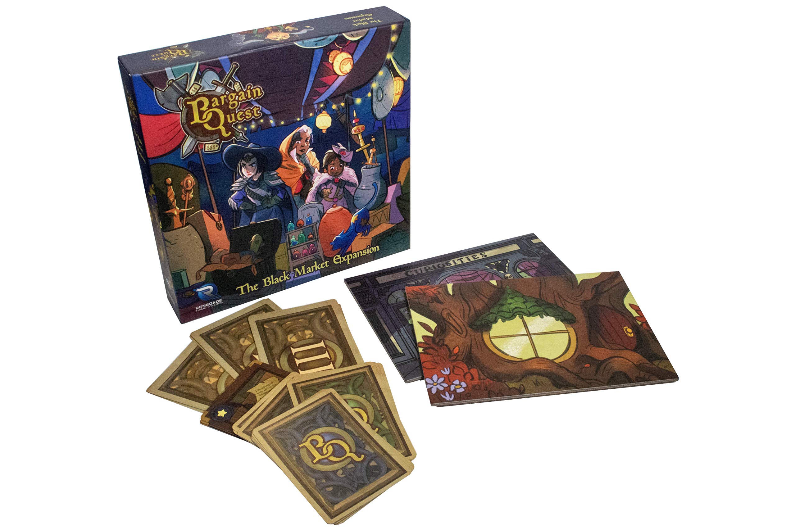 Renegade Game Studios Bargain Quest: The Black Market Expansion Game for 2-8 Players Aged 8 & Up
