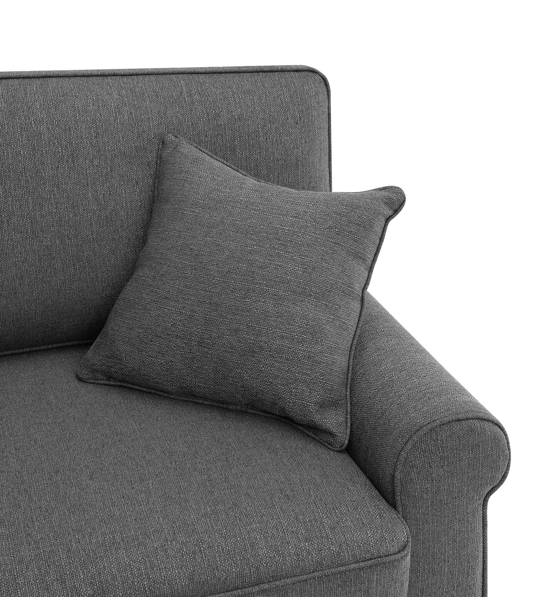 Serta Copenhagen Love Seats, 61" Loveseat, Dark Gray