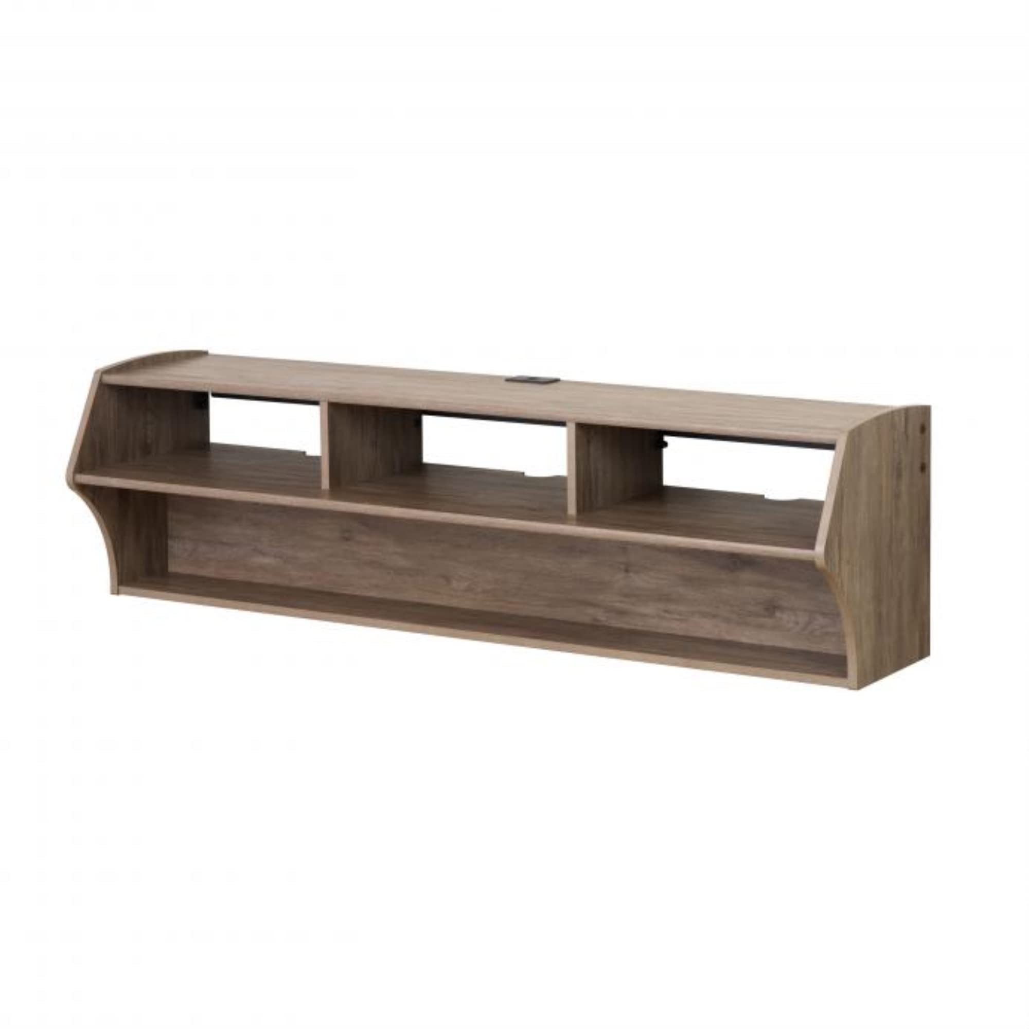 Prepac Altus Plus AV Console, Drifted Gray