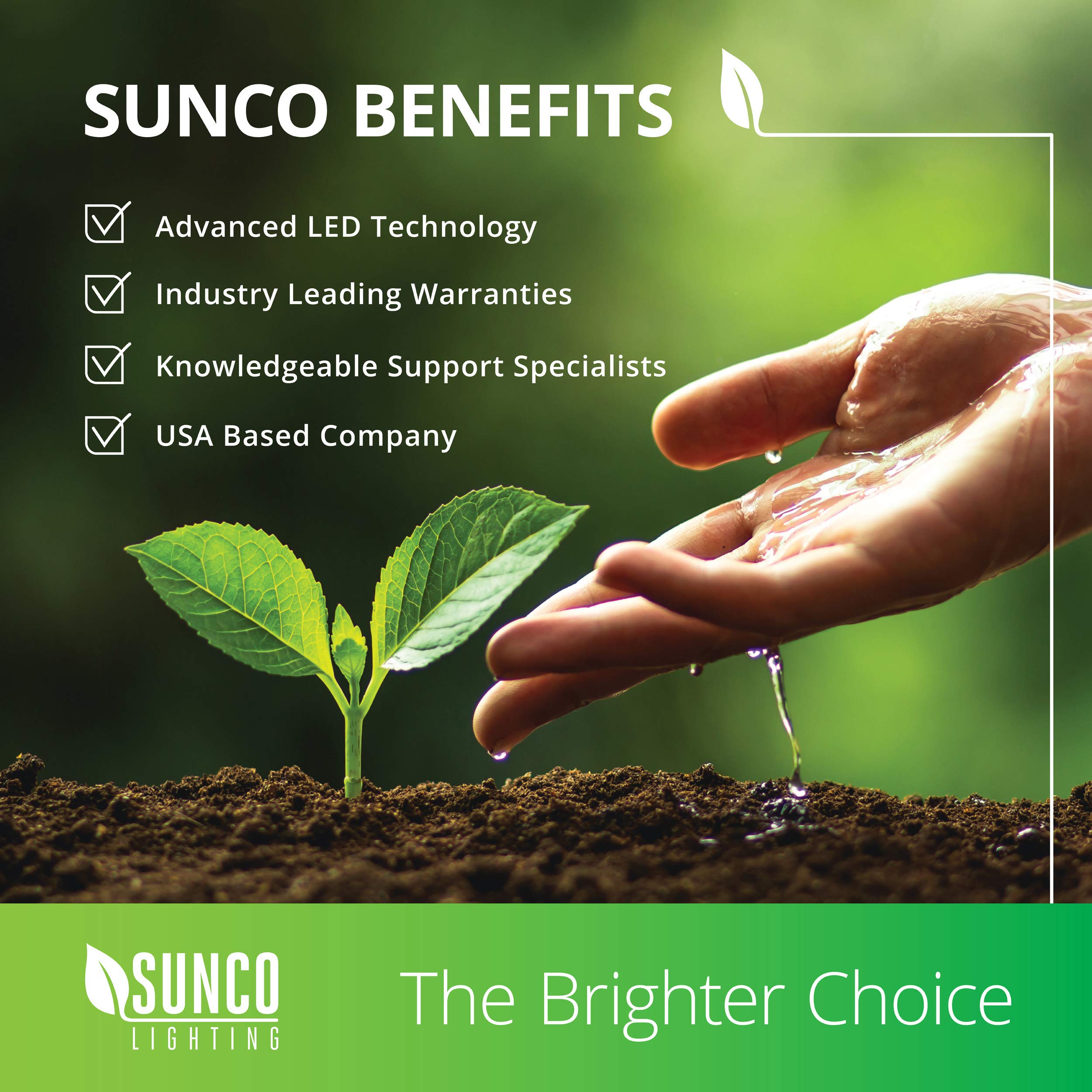 Sunco 8 Pack A15 LED Ceiling Fan Candelabra Light Bulbs E26 Medium Base CRI92 5000K Daylight 8W Equivalent 60W, 800 Lumens, Dimmable Waterproof Super Bright Appliance Indoor Outdoor - UL