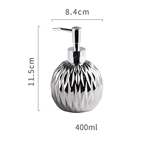 Soap Dispenser Soap Bottle Foaming Lotions Refillable Bottle Flower Pump Head Soap Shampoo Cosmetic Empty Bottle 250ML Bathroom Soap Dispenser (Color : Gold)