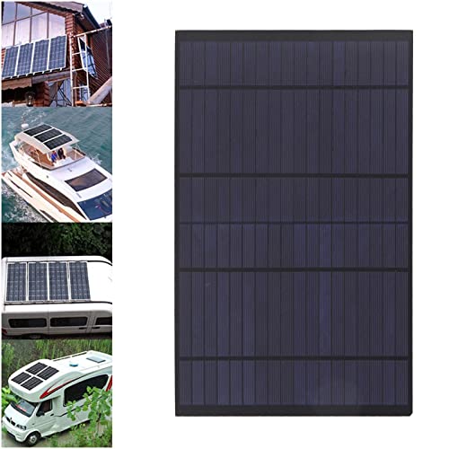 Portable Solar Panel DIY Solar Electric Panel - Mini Solar Panel Polysilicon Encapsulated for Solar Lawn Lamps - 18V 10W