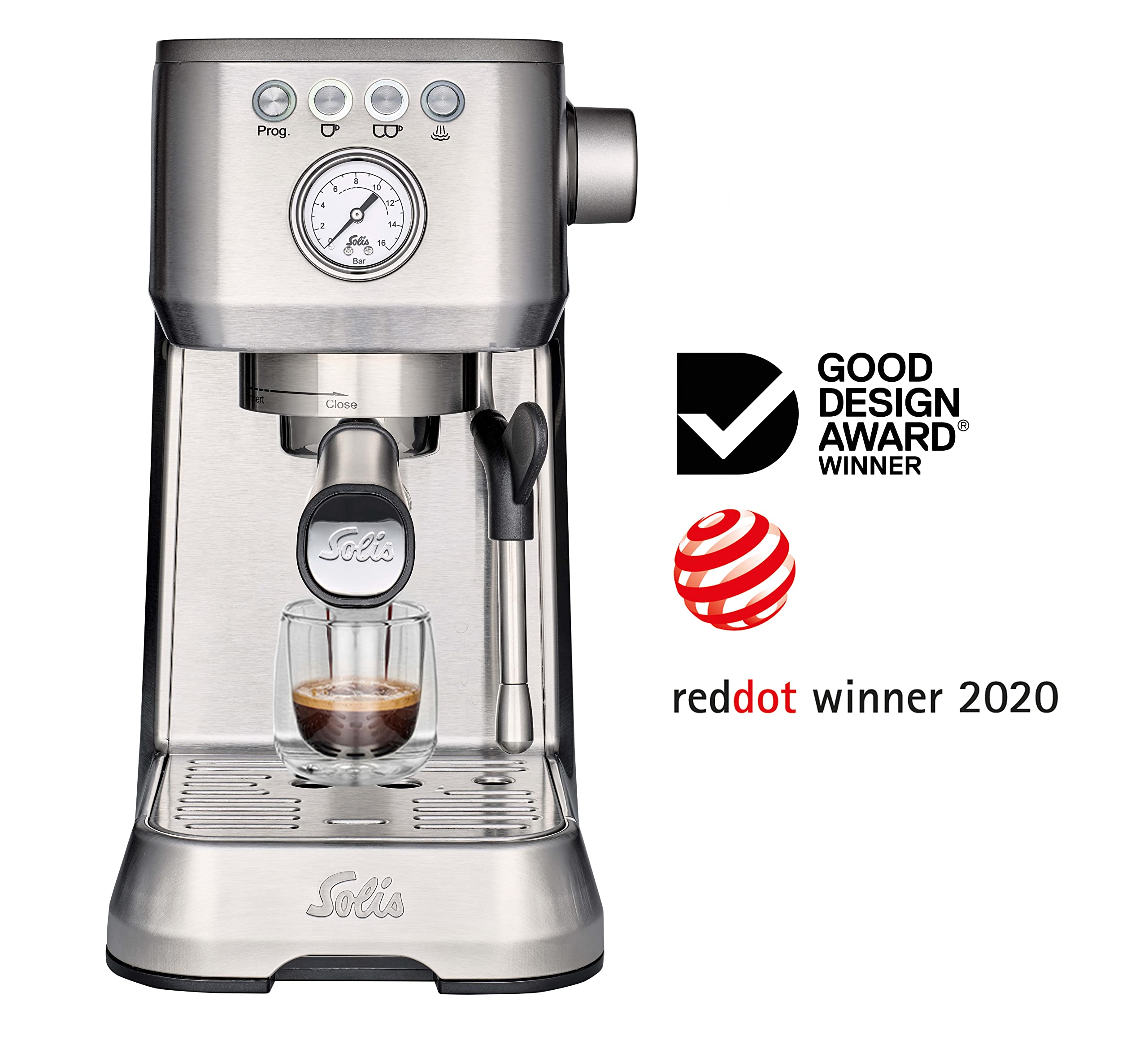 SOLIS Barista Perfetta Espresso Machine, Stainless Steel