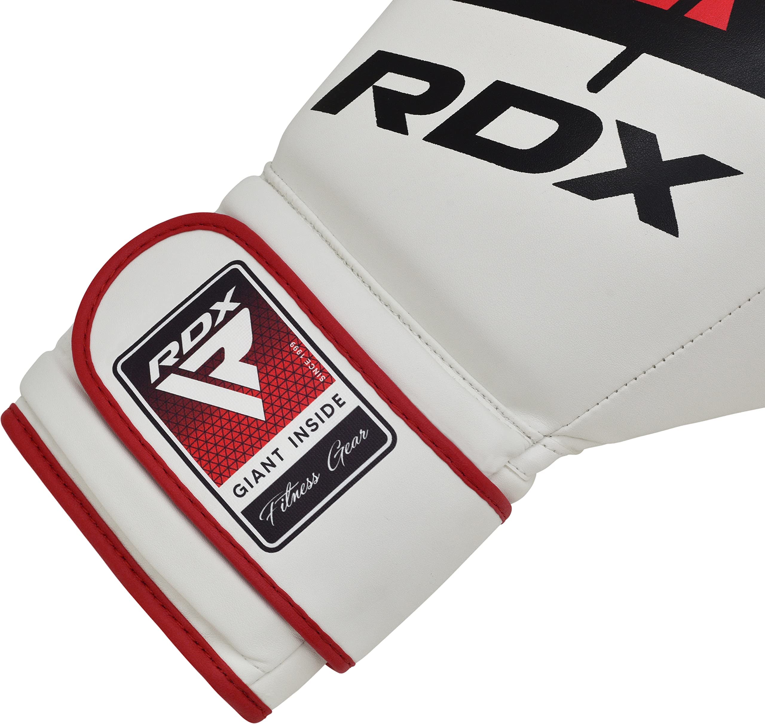 RDX Boxing Gloves EGO, Sparring Muay Thai Kickboxing MMA Heavy Training Mitts, Maya Hide Leather, Ventilated, Long Support, Punching Bag Workout Pads, Men Women Adult 8 10 12 14 16 oz