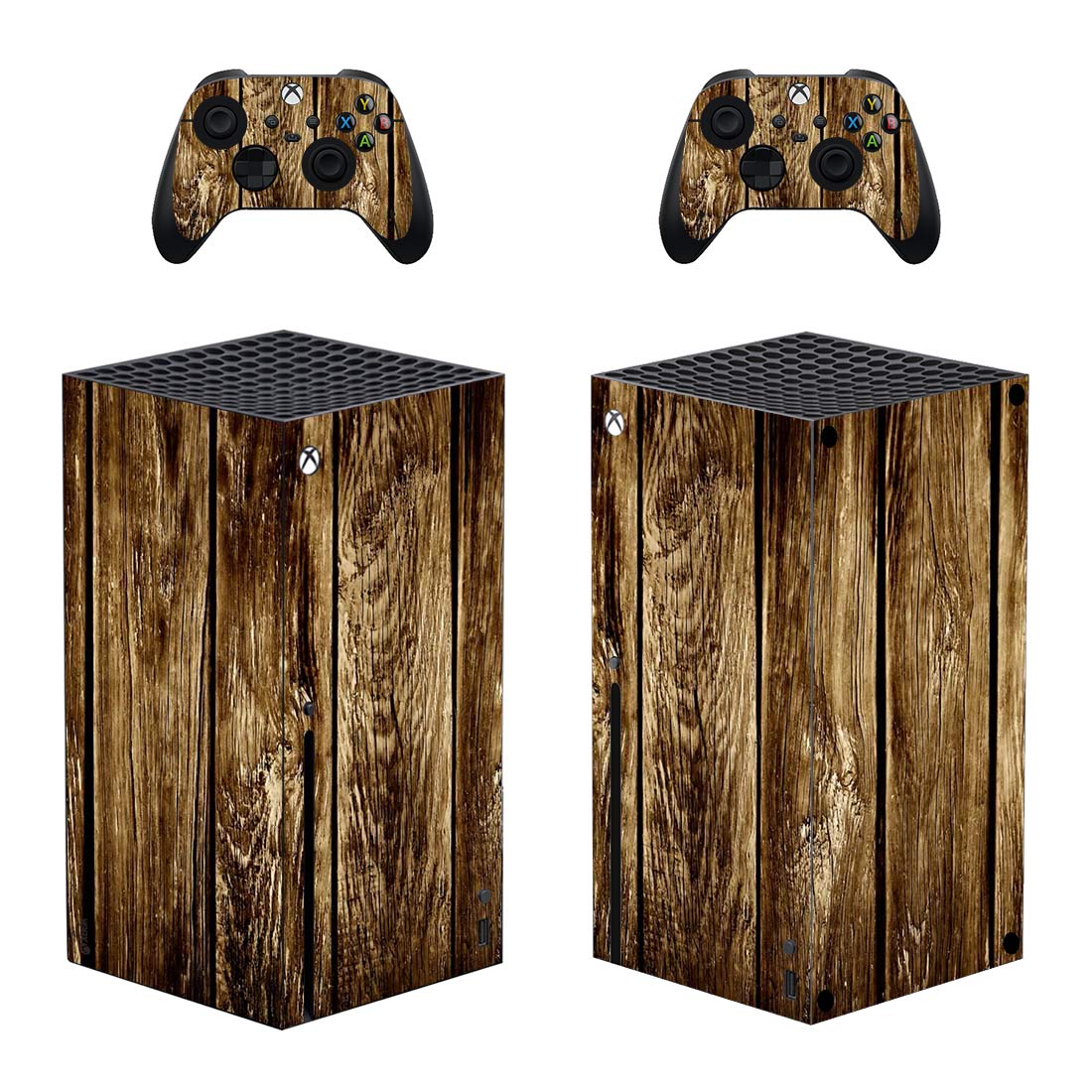 Vinyl Skin Sticker Cover Decal for Microsoft X-box-Series-X Console and Remote Controllers Paysage Color HD Printing (only fit X-box-Series-X )