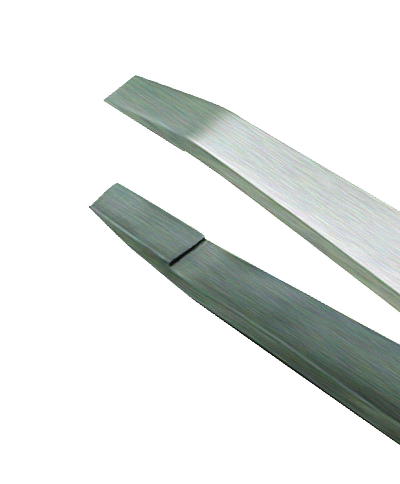 Professional Flat Tip Eyebrow Tweezers (Flat Square Tip 4.0", Matte Finish)