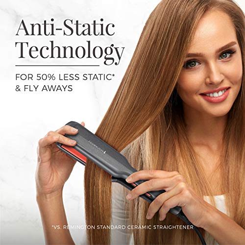 Remington 134" flat iron with antistatic technology coral/grey, s5520ta, Coral, 1 Count