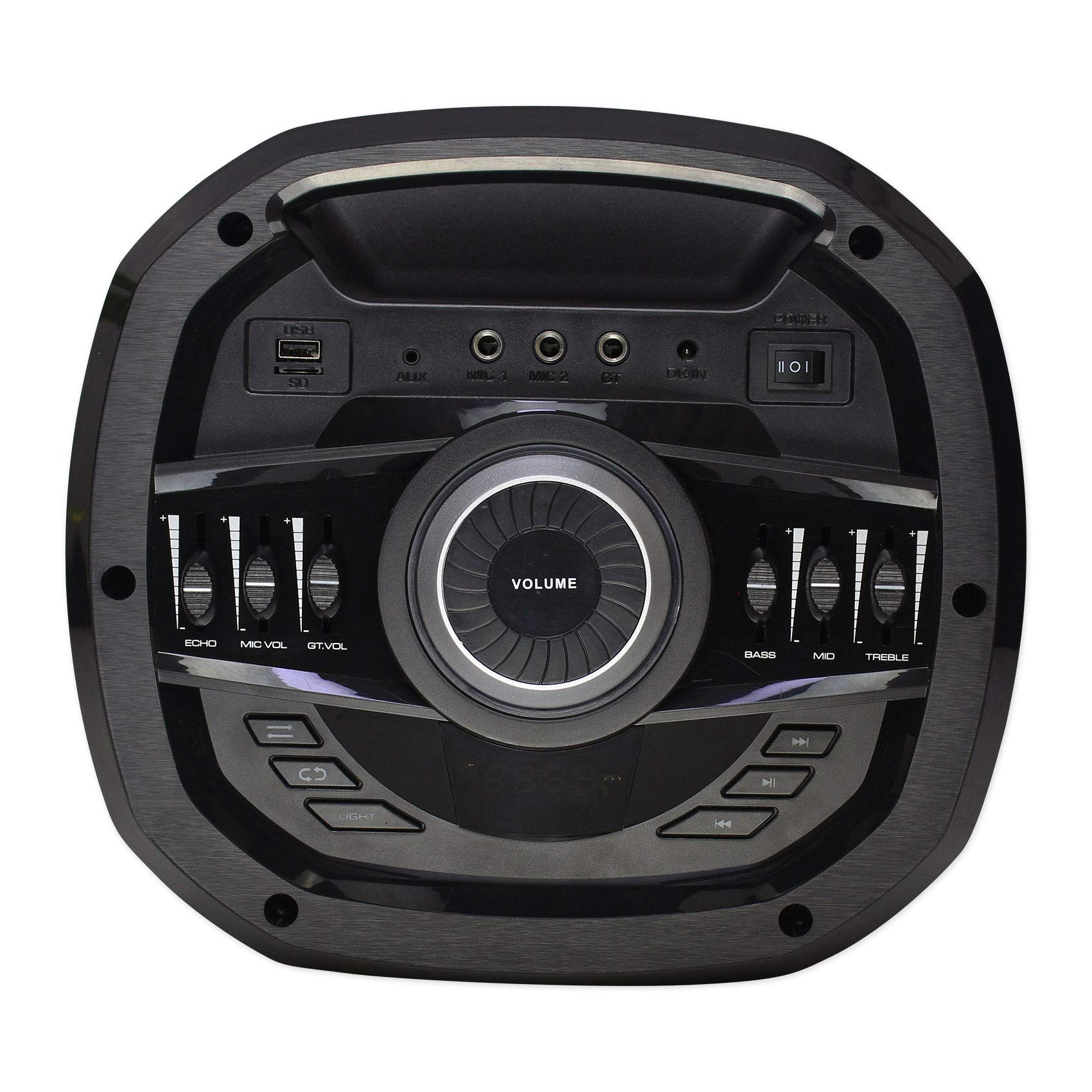 Rockville Go Party X10 Dual 10" Rechargeable Karaoke Machine System + (3) Mics