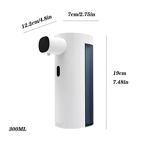 Soap Dispenser Bathroom 300ML Automatic Induction Foam Soap Dispenser Bathroom Shower Gel Bottle Toilet Soap Dispenser Lotion Bottle Kitchen Soap Dispenser