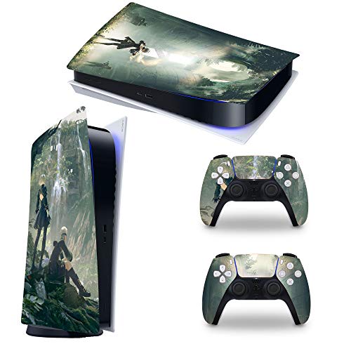 Sword Beauty Girl - PS5 Skin Console - PS5 Controller Skin Cover Vinyl Decal Protective ( Only fit PlayStation 5 regular)