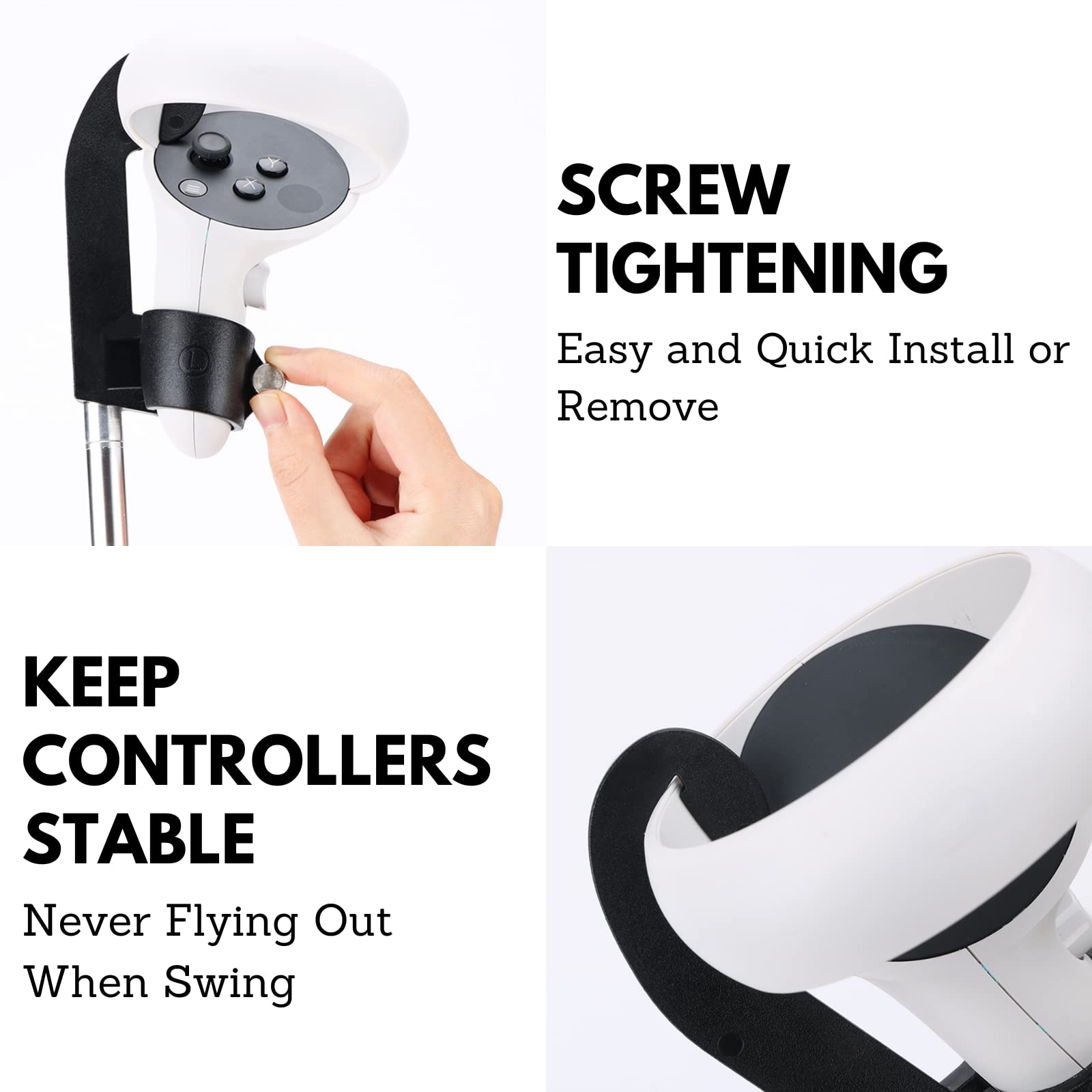 VR Golf Games Accessories for A Atandard Round Golf Club and Battery Pack for Oculus Quest 2