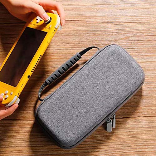 SELPONT do Switch Lite Case with 2 Screen Protectors, Portable Carrying Case for Nintendo Switch Lite 2019, Travel Carry Case with 10 Game Card Holders for Switch Lite, Switch Lite Accessories