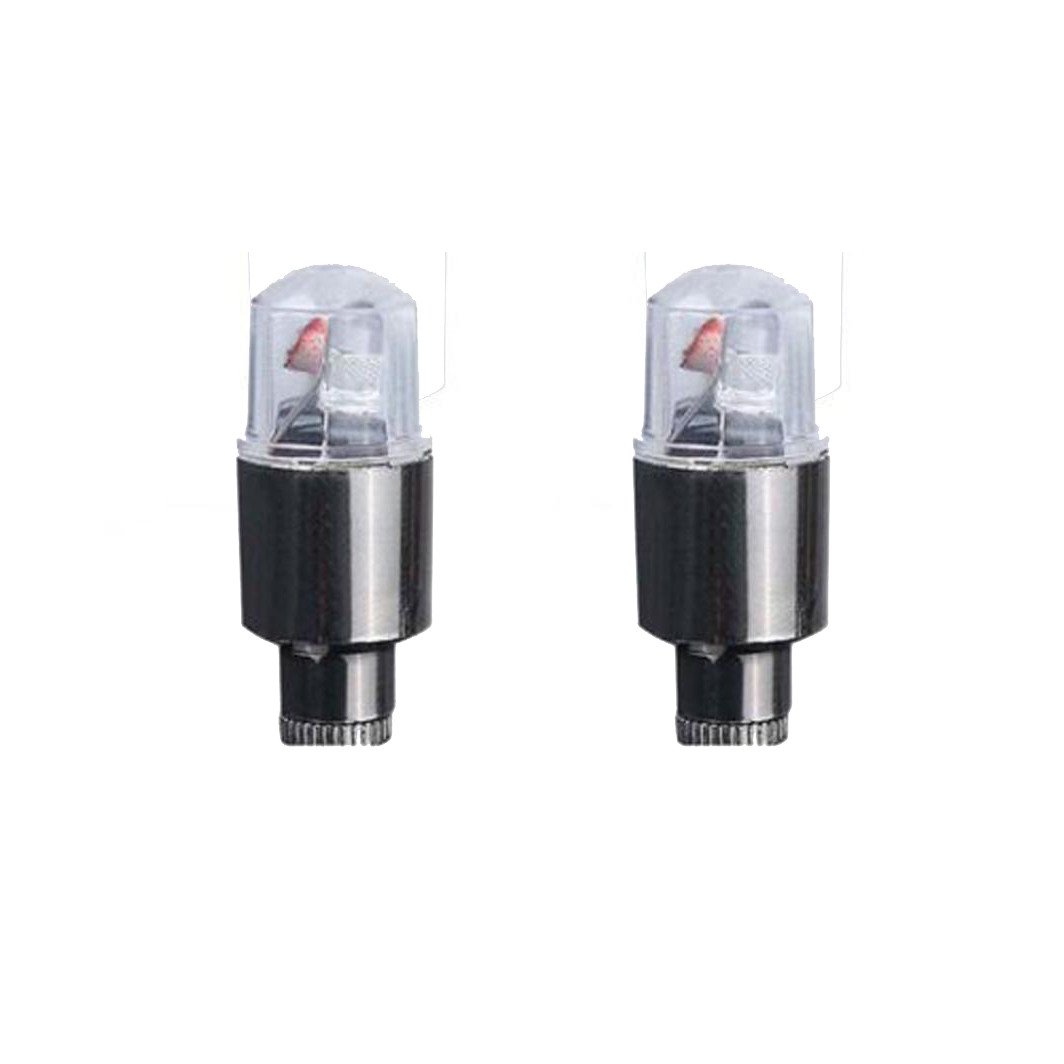 SOMESHINE 2pcs LED Tire Valve Stem Caps Neon Light Auto Accessories Bike Bicycle Car Auto