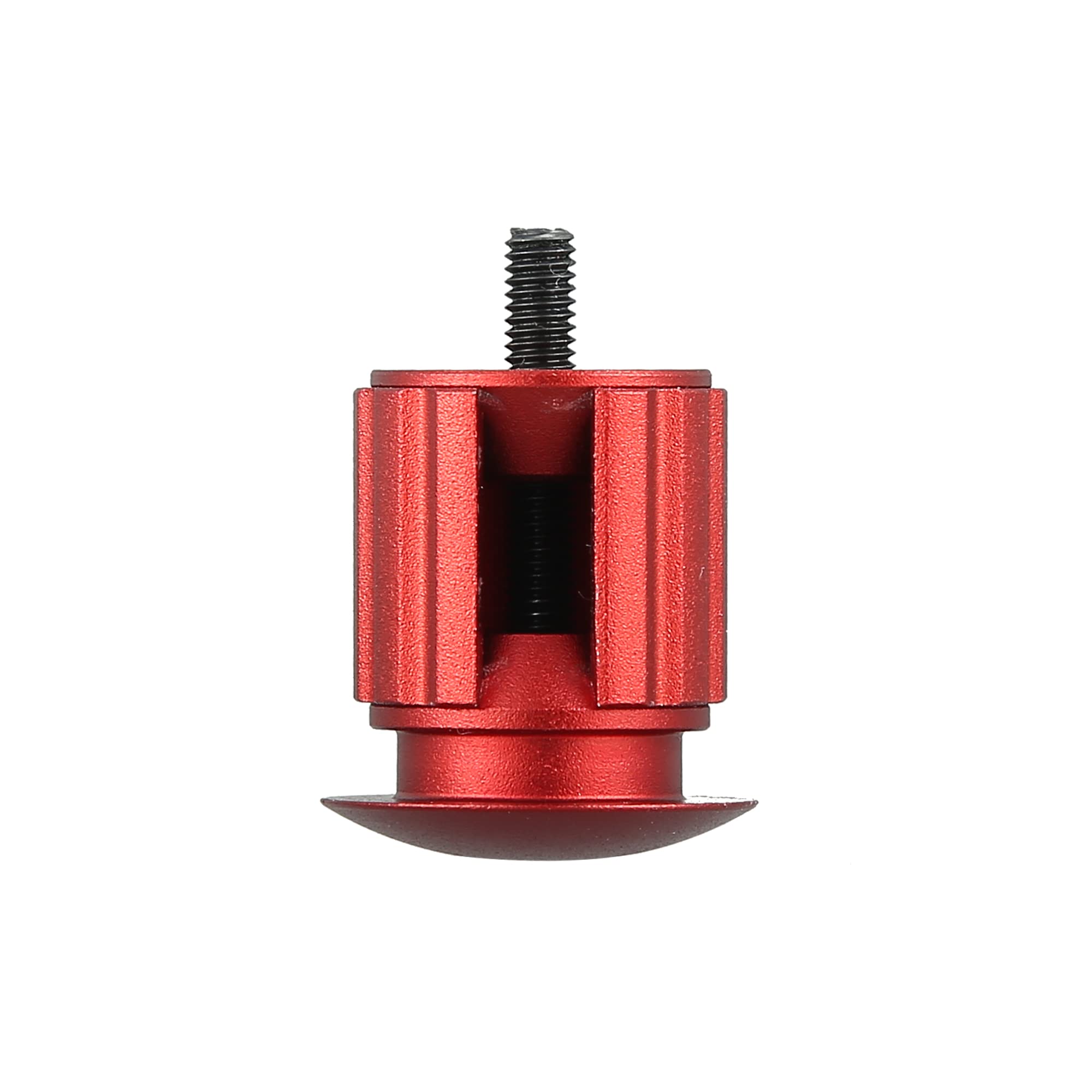 X AUTOHAUX 1 Pair Aluminum Alloy 17.5-22mm Handlebar End Plugs for Road Mountain Bicycle Adjustable Handlebar Bike Bar Ends Red