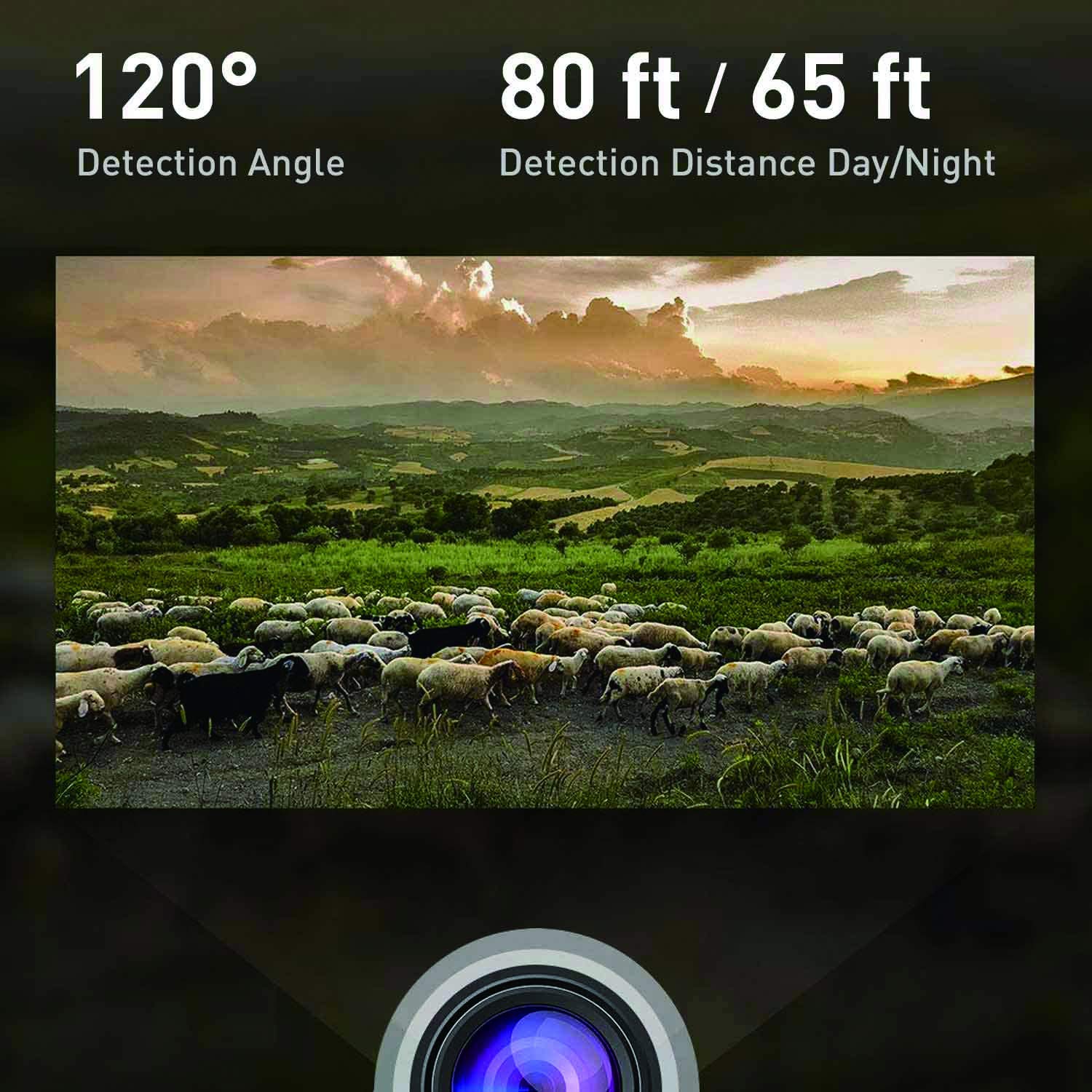 SESERN 2022 Upgrade Trail Camera 1520p 20mp, Game Camera with Night Vision Motion Activated and Ip66 Waterproof, Hunting & Game Cameras with 2.4" LCD 120¡ãdetecting Range 0.2s Trigger Time