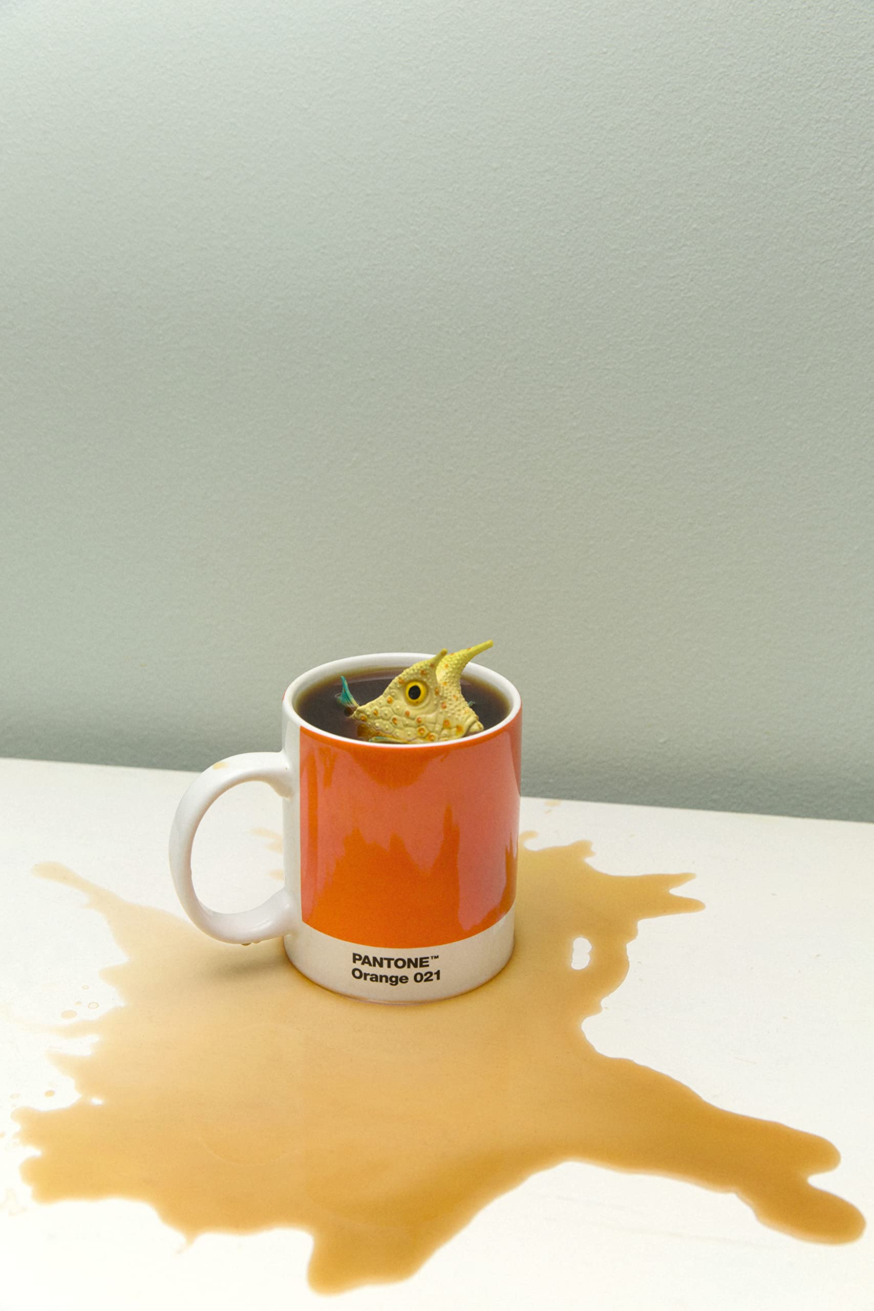 Pantone Porcelain Mugs 375 ml, Porcelain, Orange 021, 8.4 x 8.4 x 12.1 cm, 101030021