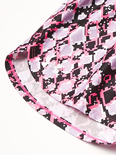 Under Armour Girls Play Up Printed Shorts, Cerise (653)/White, Large