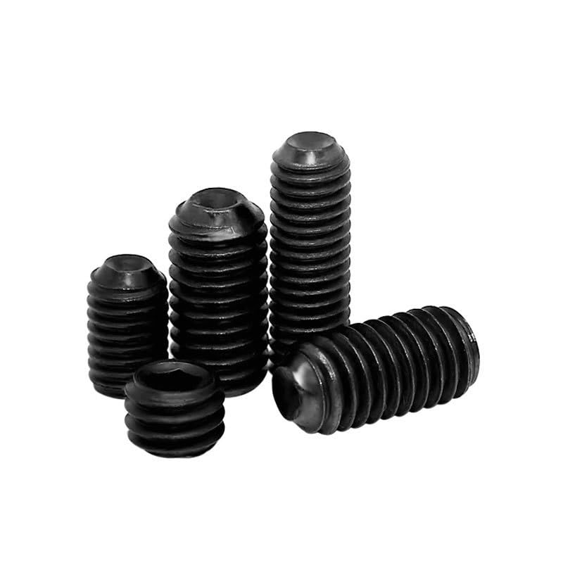 RAKTDA Hexagon Socket Screws Set Screw concave end Headless Machine Rice Screw Inner Hexagonal Stop Screw Kimi top Wire (Size : M5*12 10pcs)