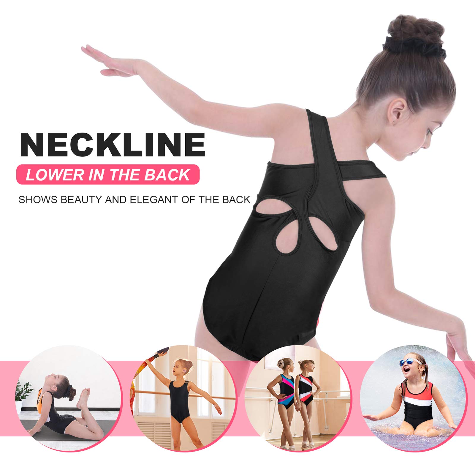Stanpetix Gymnastics Leotards for Girls - Dance Ballet 4-15 Years Outfit