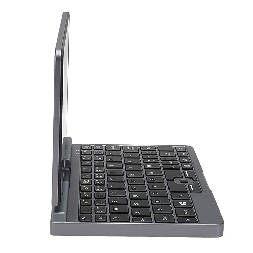 SHYEKYO Foldable Mini Laptop Fast Charging LPDDR5 12GB RAM 100-240V Touch Screen 1.9MP Camera Full Feature 8 Inch Laptop PC with Stylus for Work (12GB+512GB US Plug)
