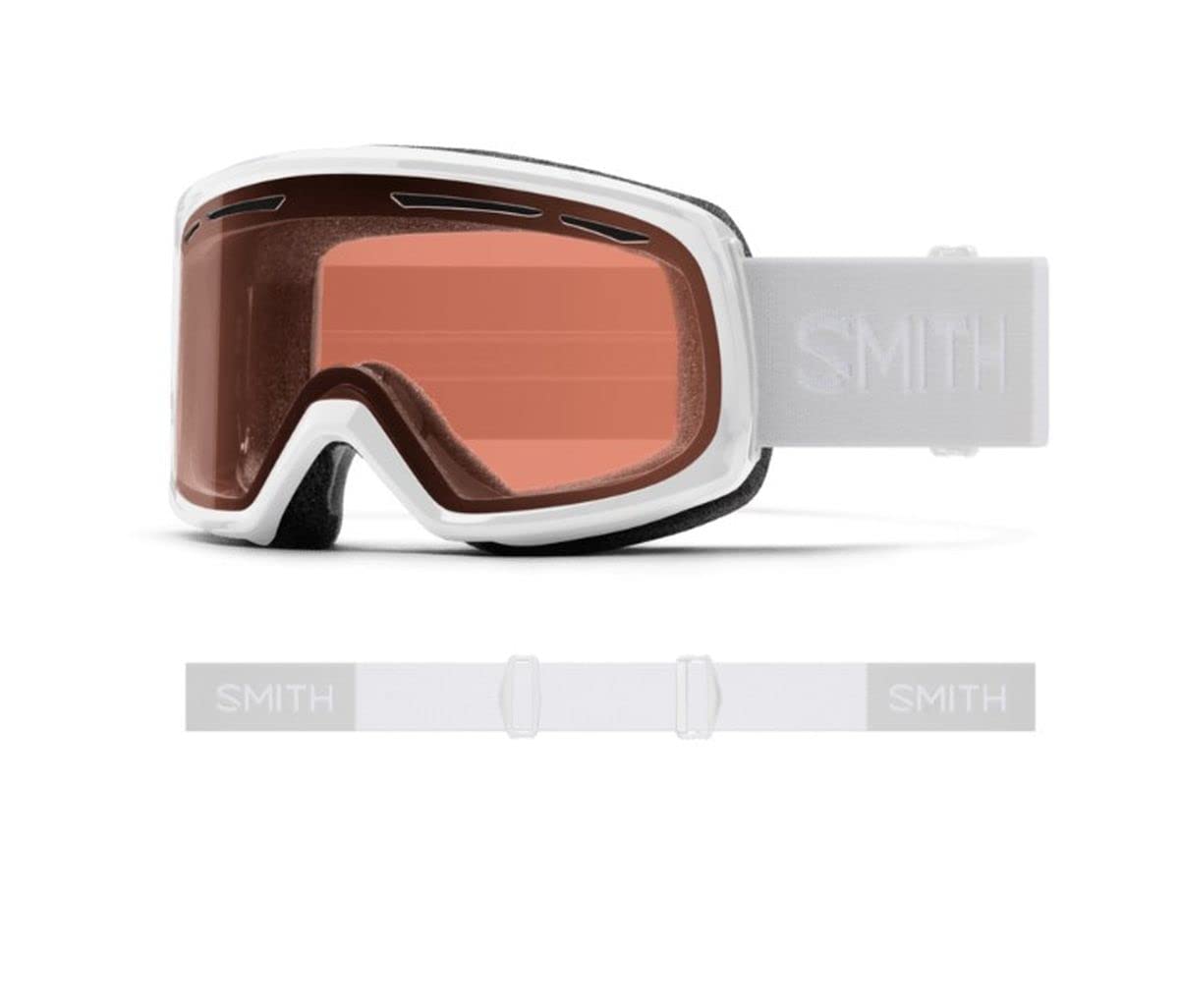 SMITH Women's Drift Snow Goggles White With RC36 Lens Lens