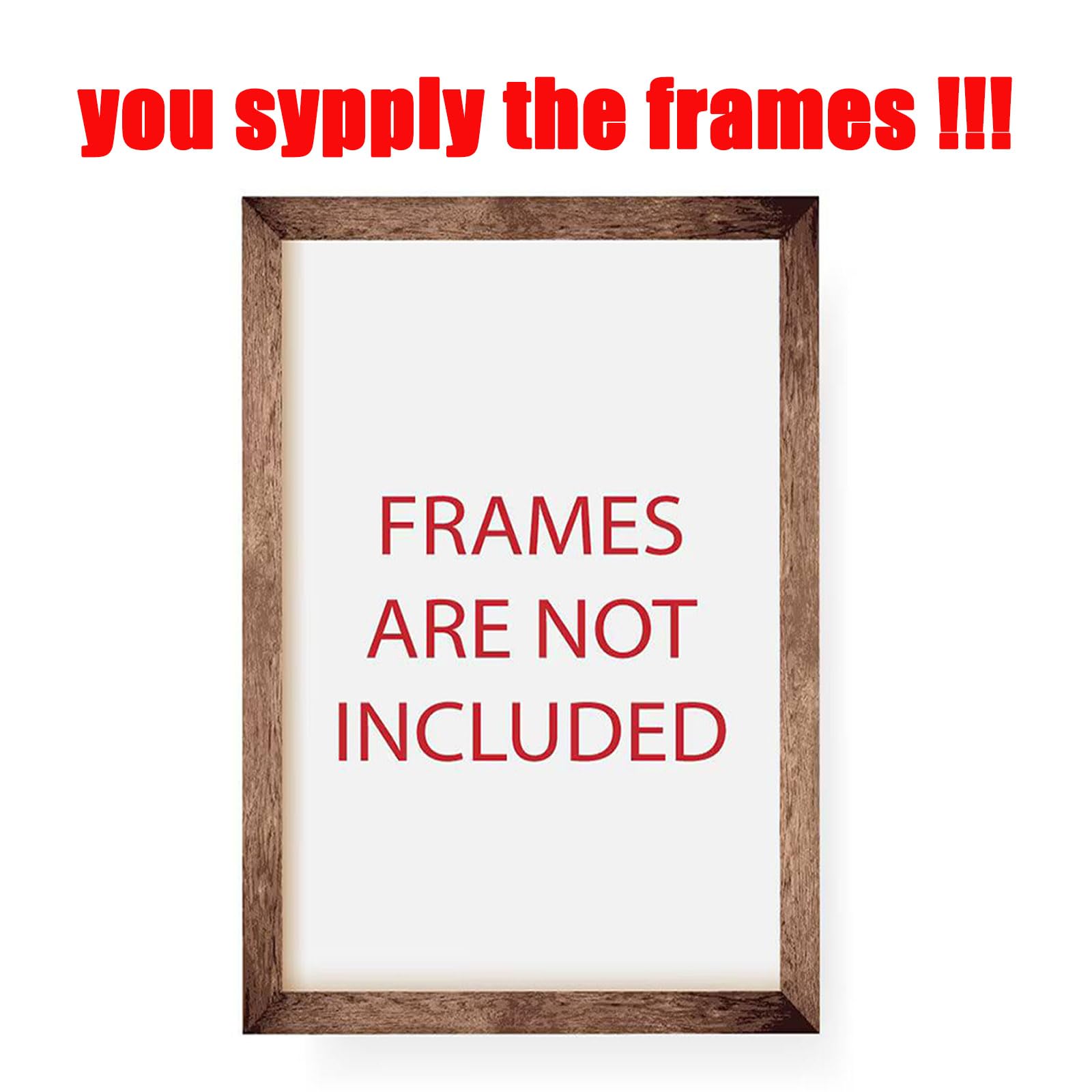 PWTXKAH Picture Art for Living Room 16x24inch Unframed