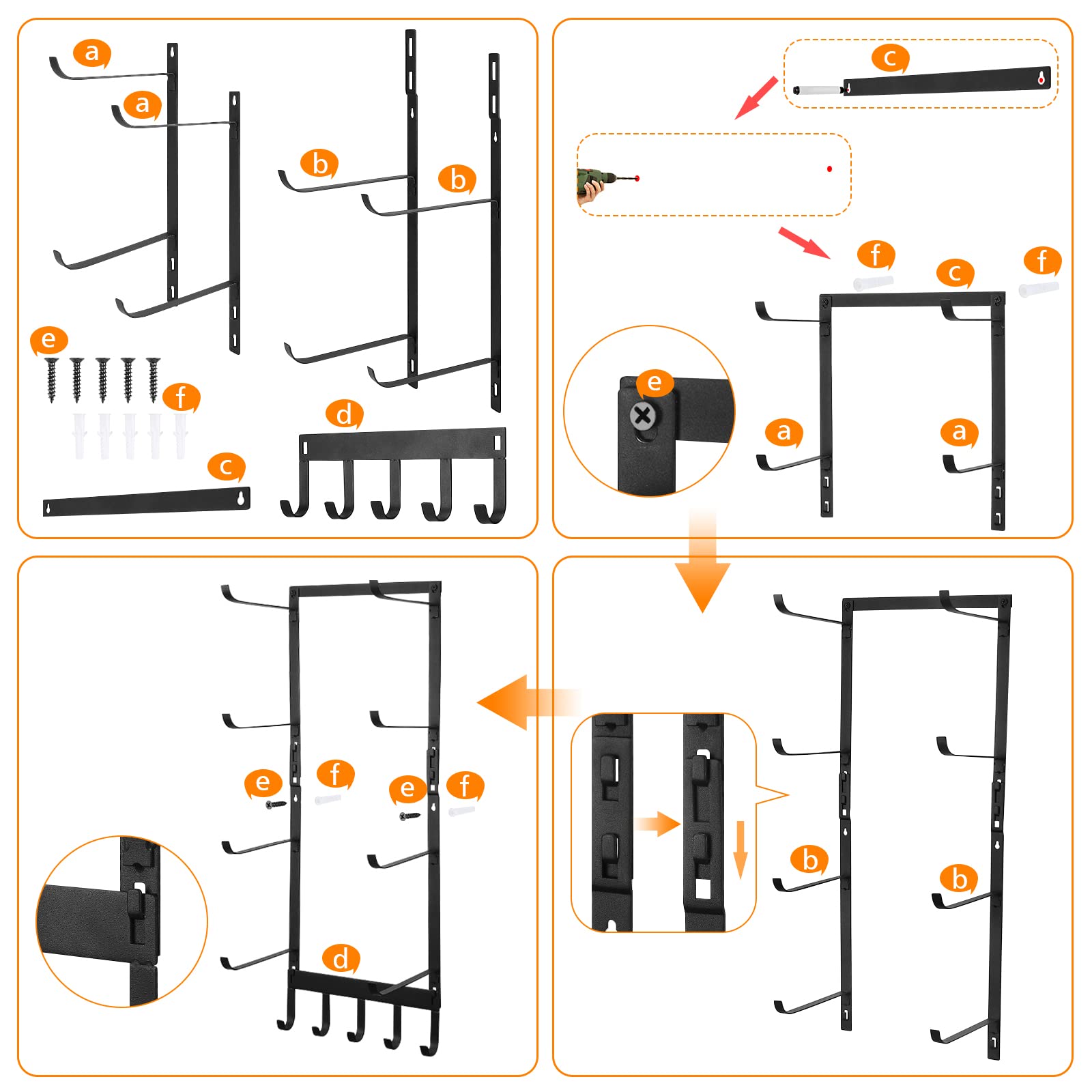 yoga mat holder wall mount