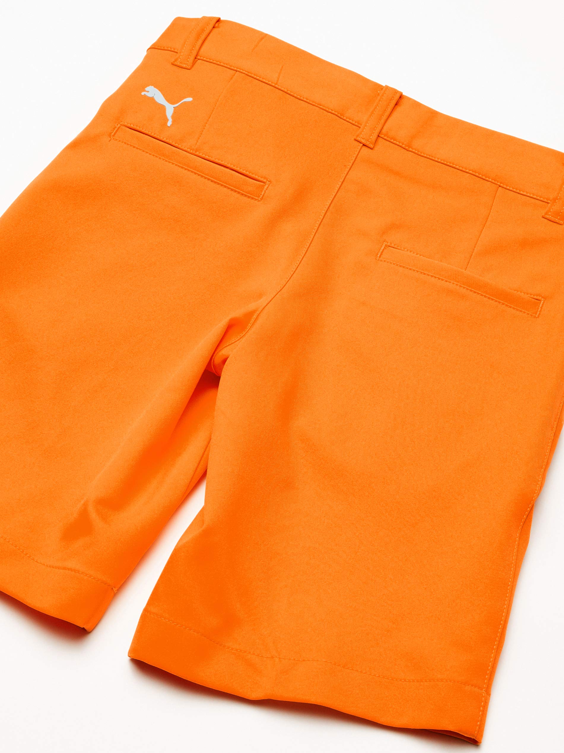 Puma Golf 2020 Boy's Stretch Short, Vibrant Orange, x Small