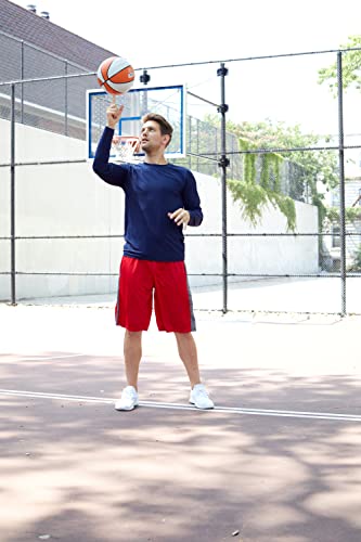 X Game Time- 4 Pack Basketball Shorts Men, Active Quick Dry Workout Men Shorts with Pockets and Elastic Waistband