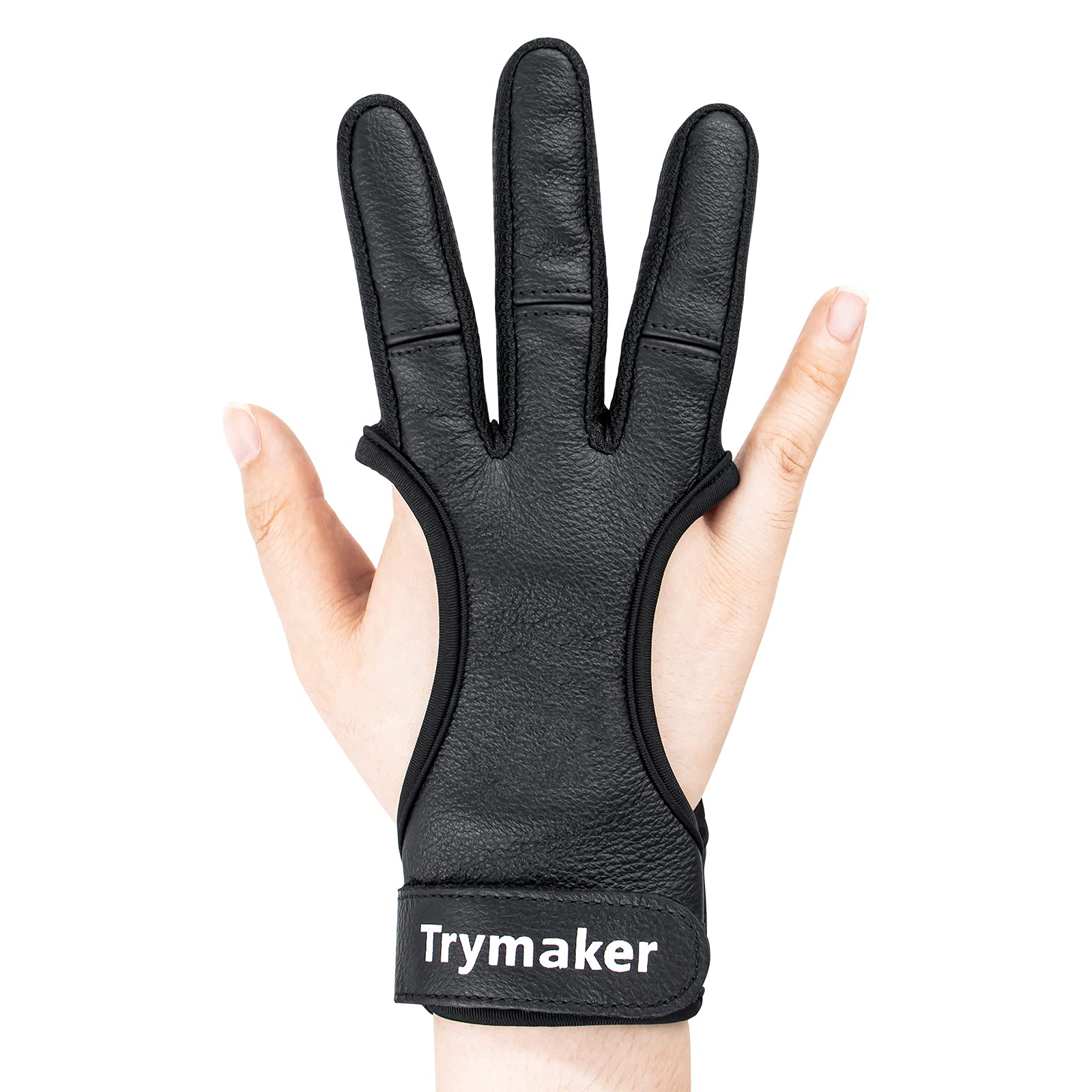 Trymaker Archery Glove,Protective Gloves for Recurve Bow and Compound Bow Men and Women,Finger Tab for Hunting Bow with Archery Equipment and Accessories,M,L,XL Size
