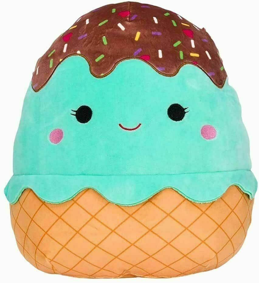 Squishmallows Kellytoy Food Mix Squad Mushroom Set of 6 Mini 5" Plush Dolls