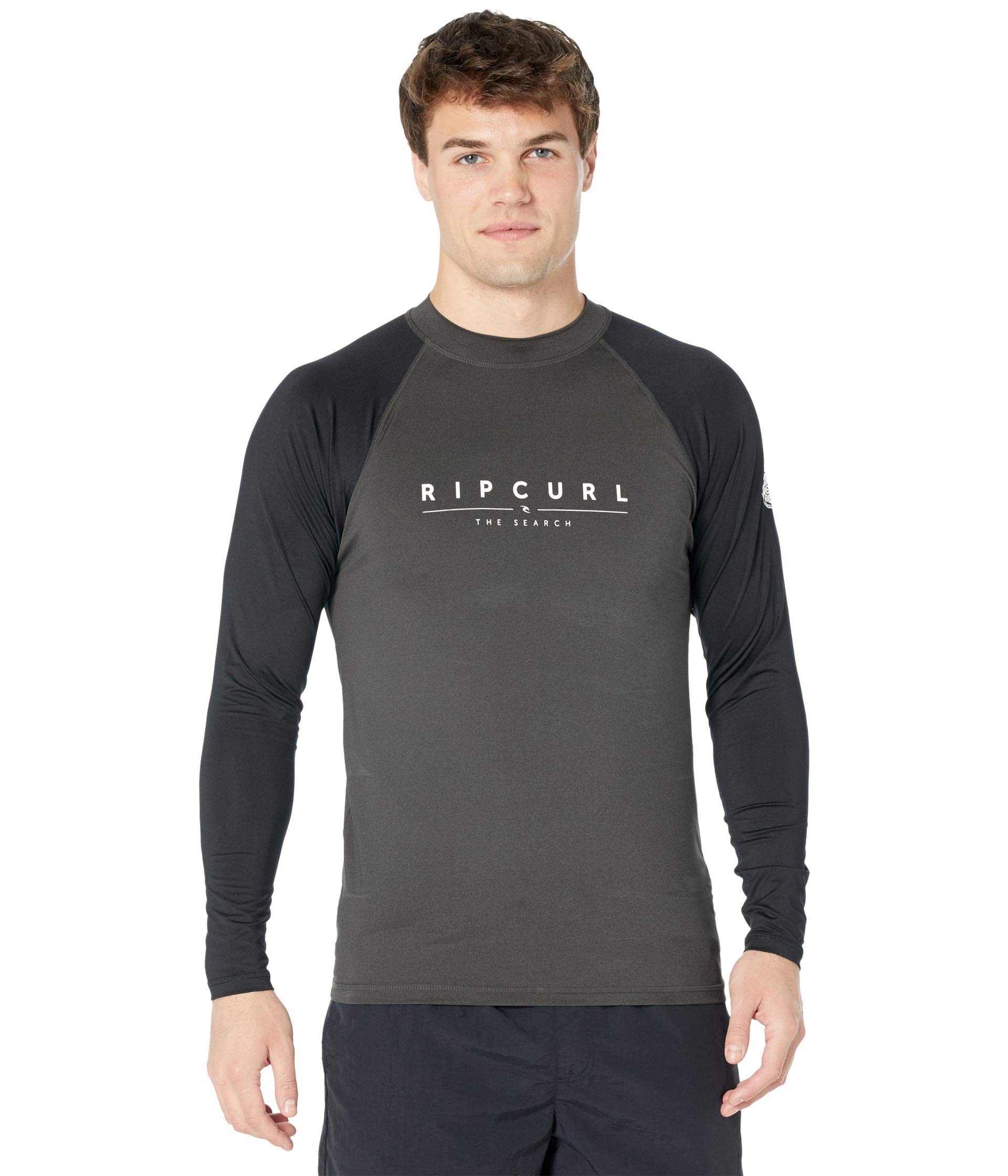 Rip Curl Shockwaves Relaxed Long Sleeve UV Tee Maroon XL