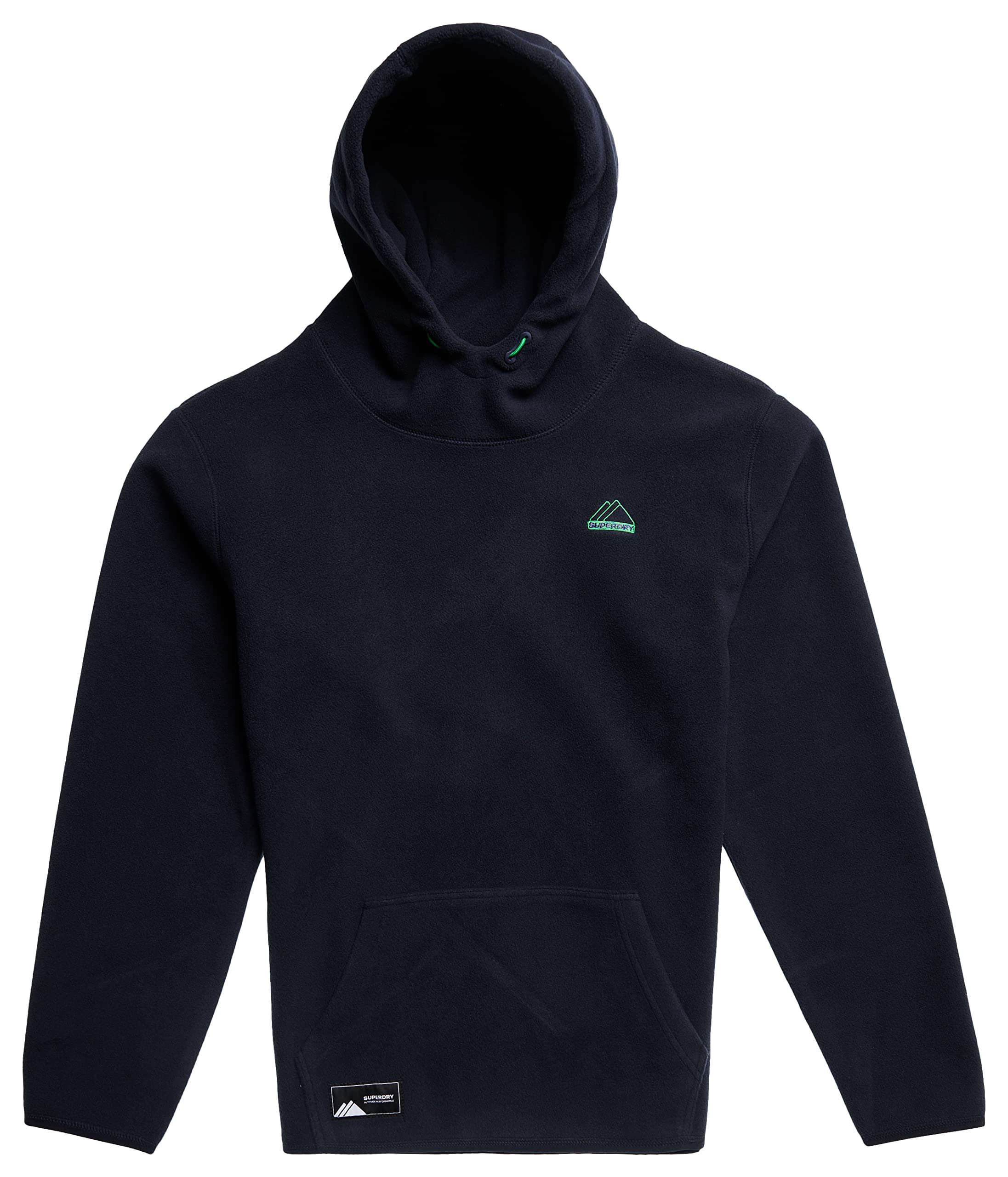 Superdry Men's Mountain Sport Fleece Hood, Eclipse Navy, Medium