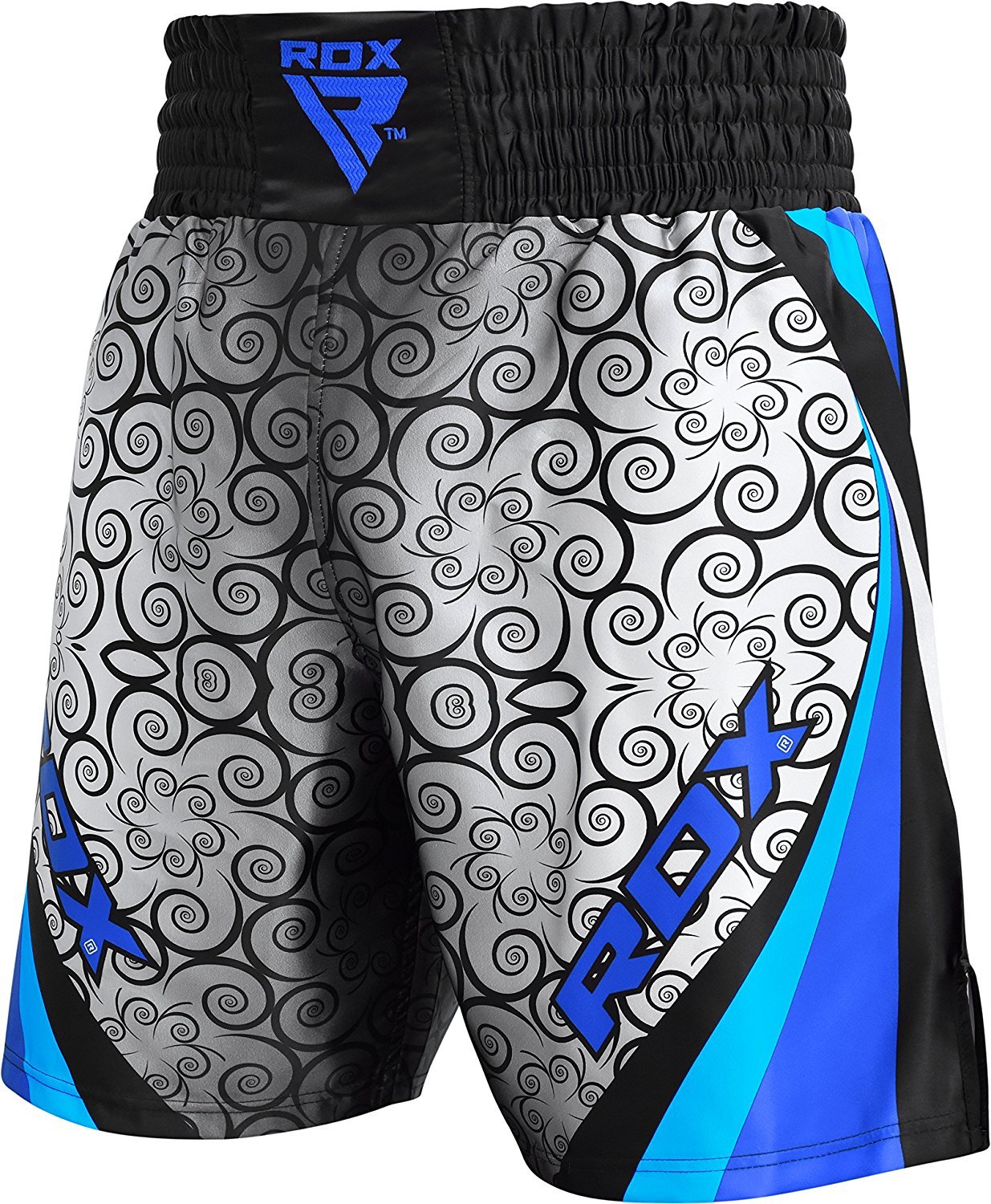 RDX Boxing Fight Shorts Grappling Muay Thai Bottom Trunks Cage Fighting Training Martial Arts MMA Kickboxing Blue