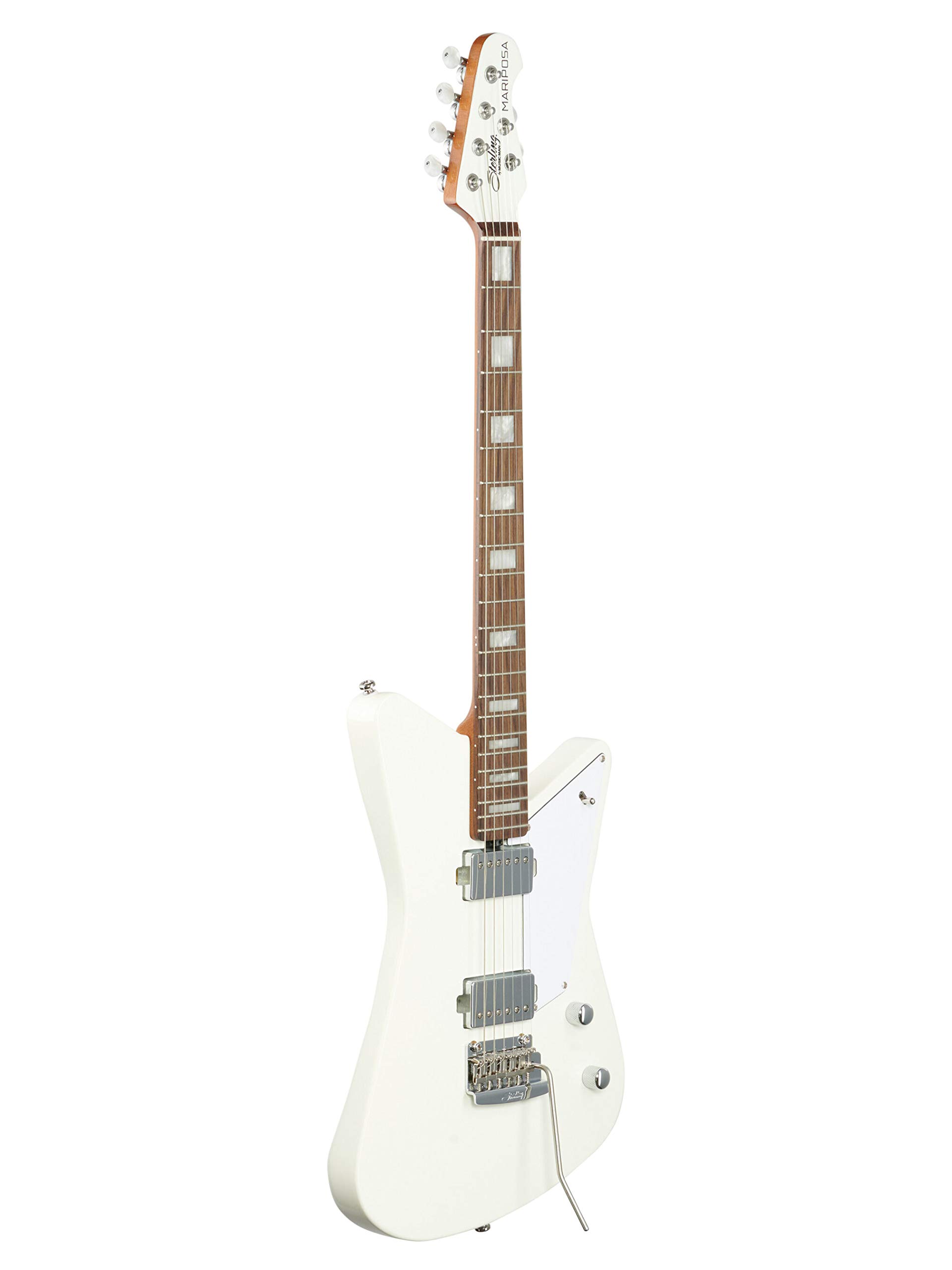 Sterling by Music Man 6 String Solid-Body Electric Guitar, Right, Imperial White (MARIPOSA-IWH-R2)